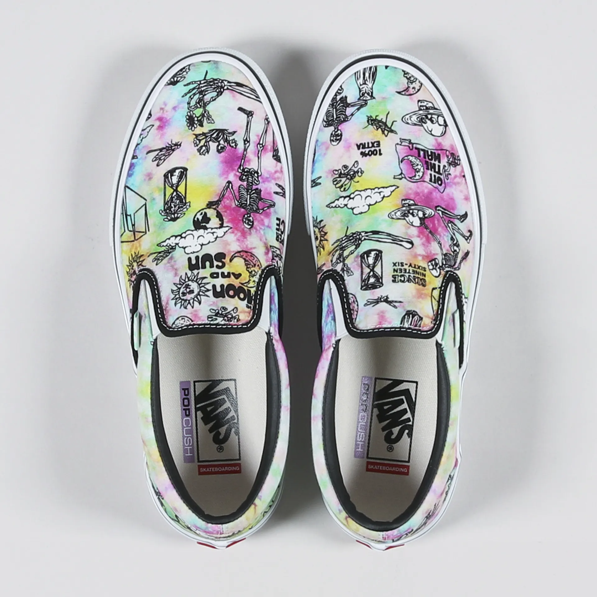 Vans Skateboarding Mens Slip-On Shoes Shroom Doom Multi