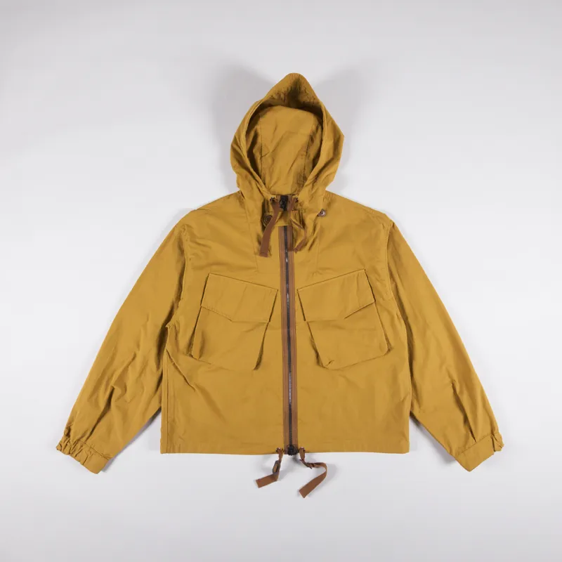 FrizmWORKS Mens Smock Hooded Parka Mustard Yellow