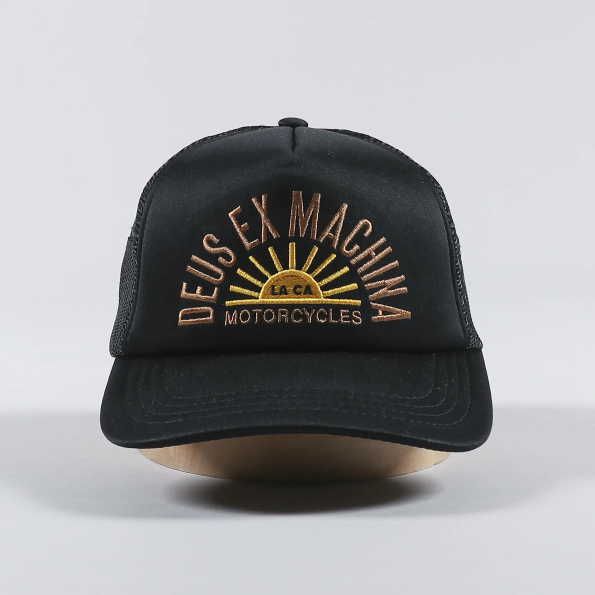 Deus Ex Machina Mens Sunflare Trucker Cap Black