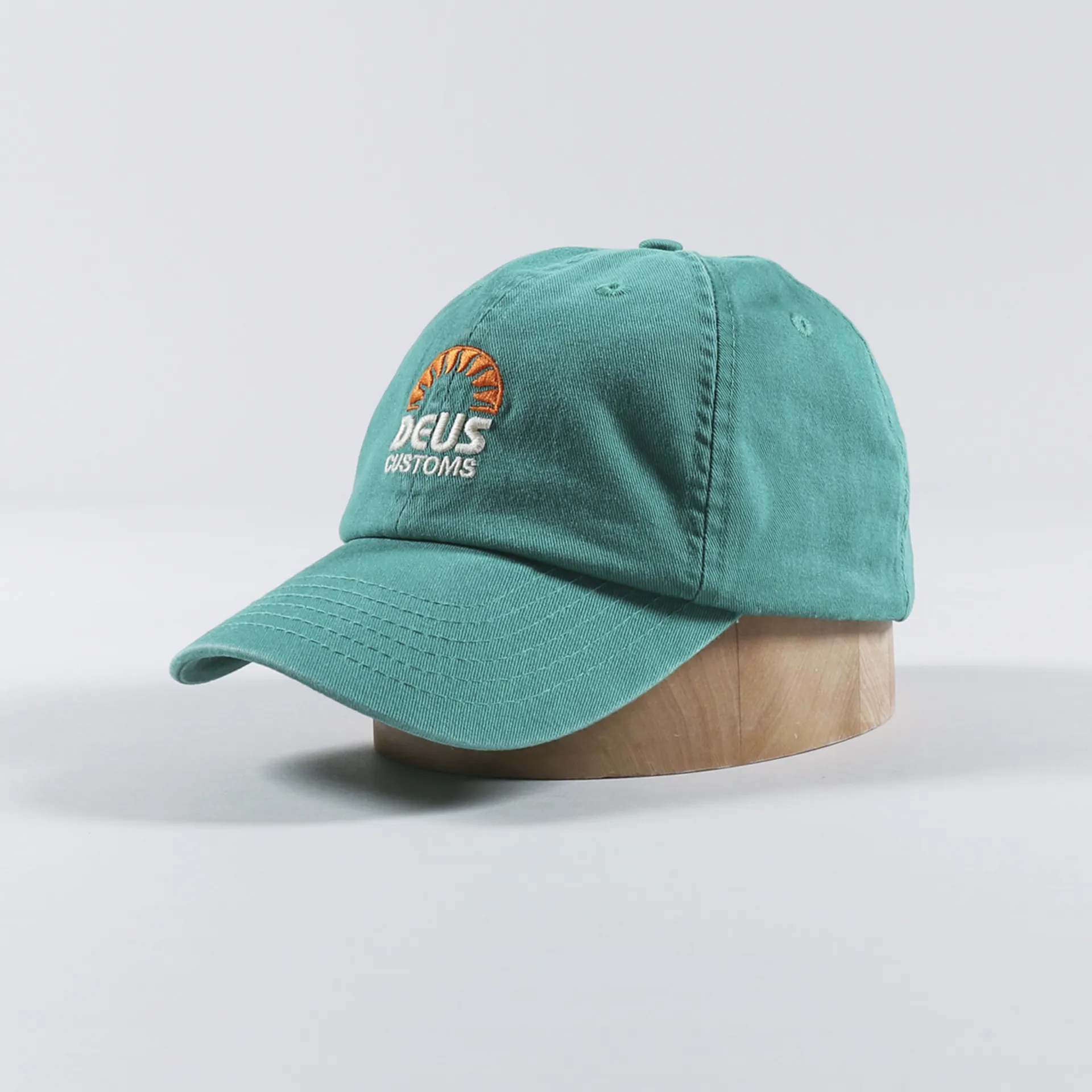 Deus Ex Machina Mens Sunrise Dad Cap Jasper Green