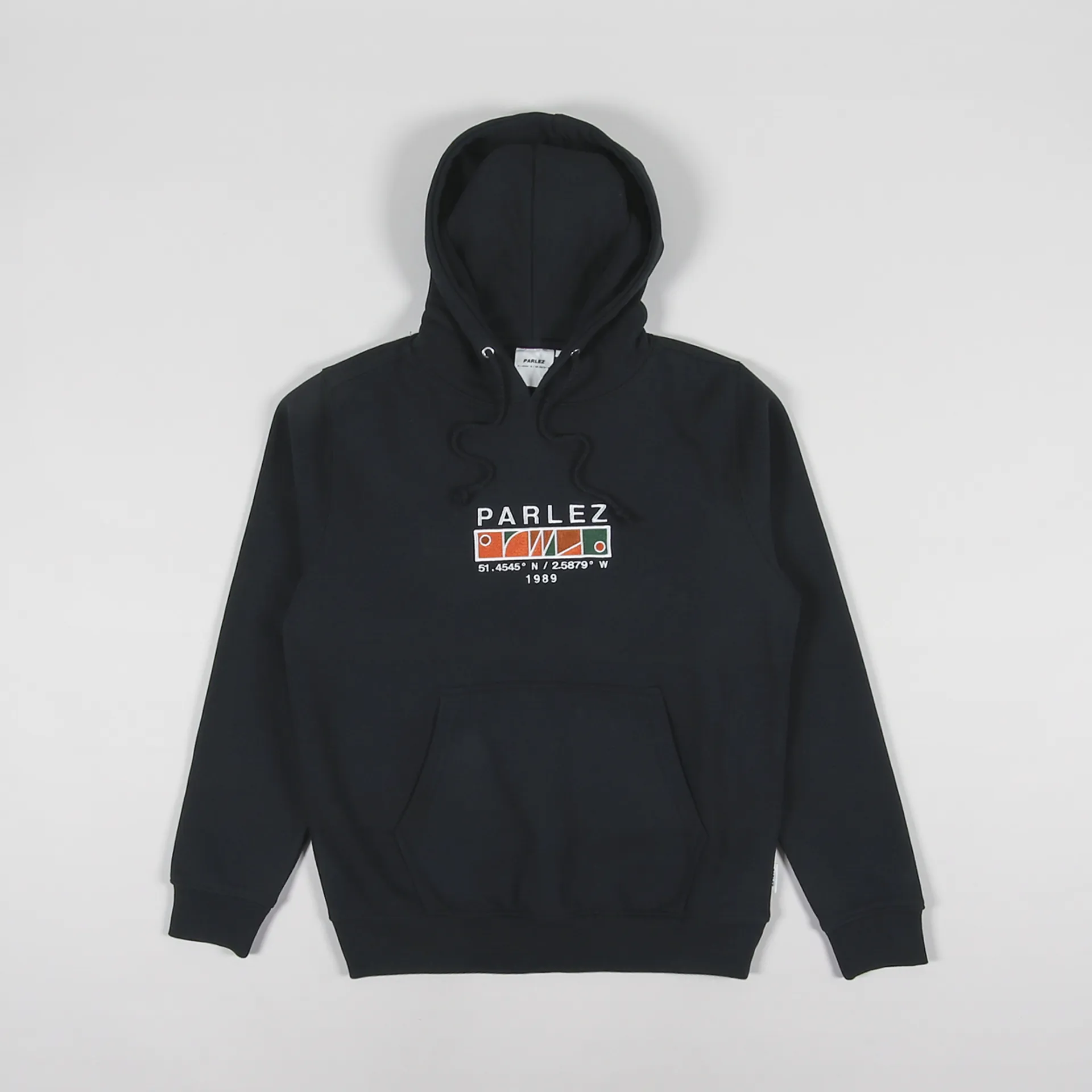 Parlez Mens Solaris Logo Pullover Hoodie Black