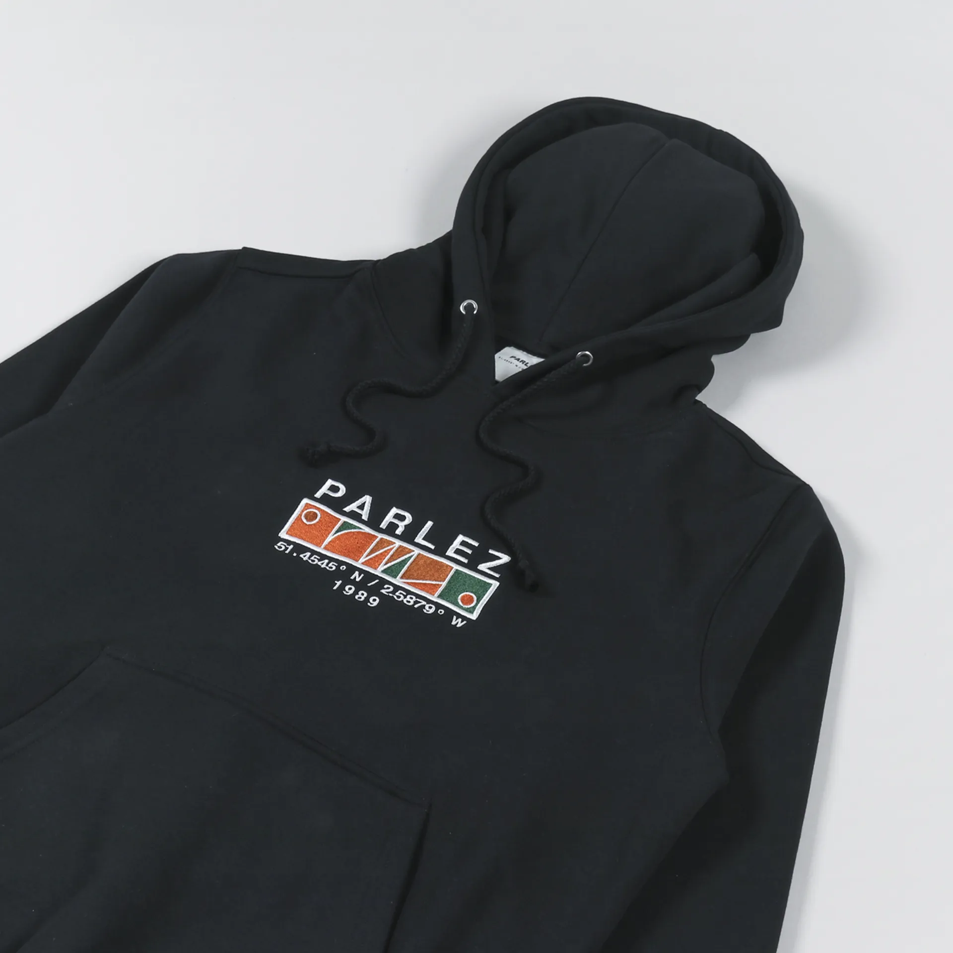 Parlez Mens Solaris Logo Pullover Hoodie Black