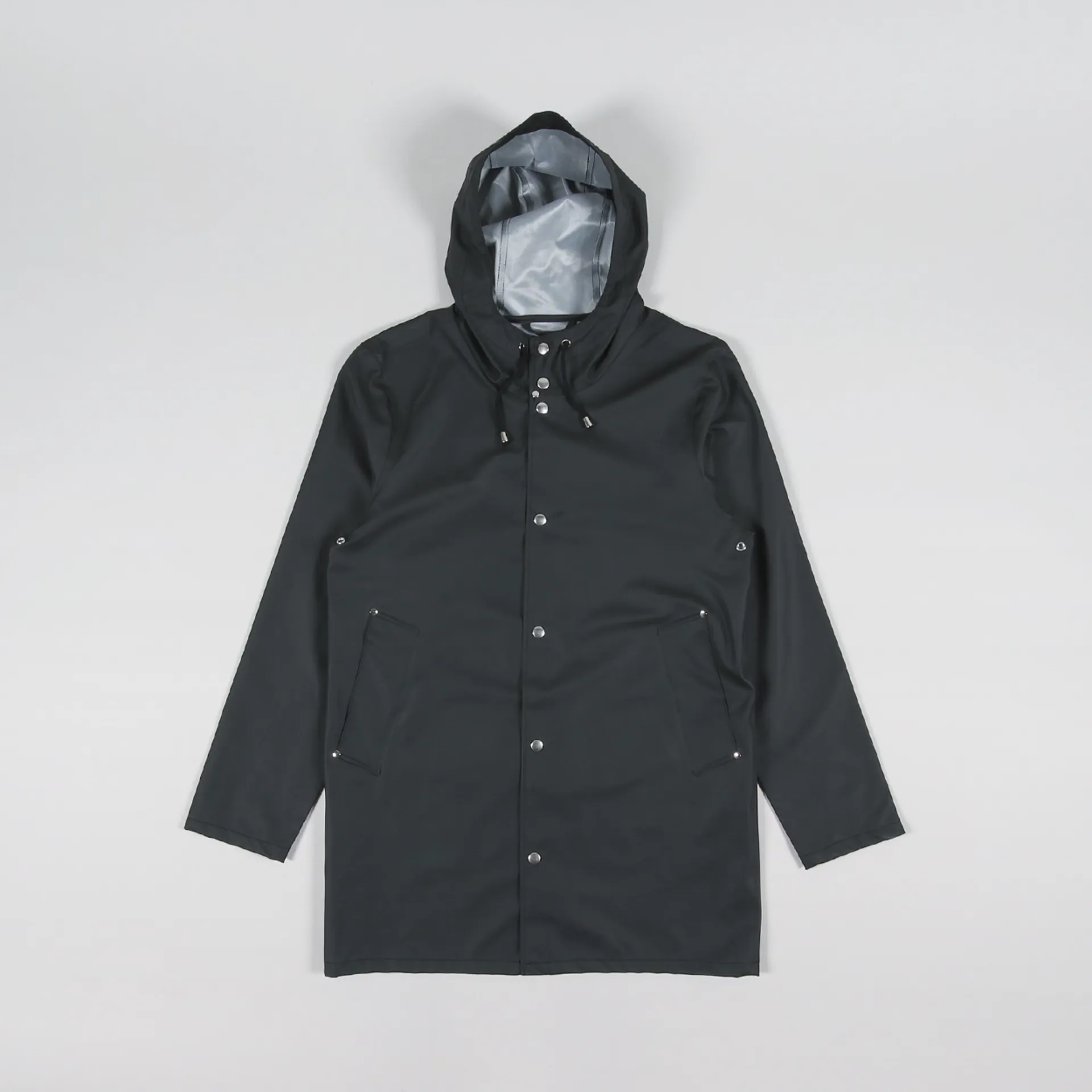 Stutterheim Sweden Stockholm Lightweight Jacket Black Raincoat