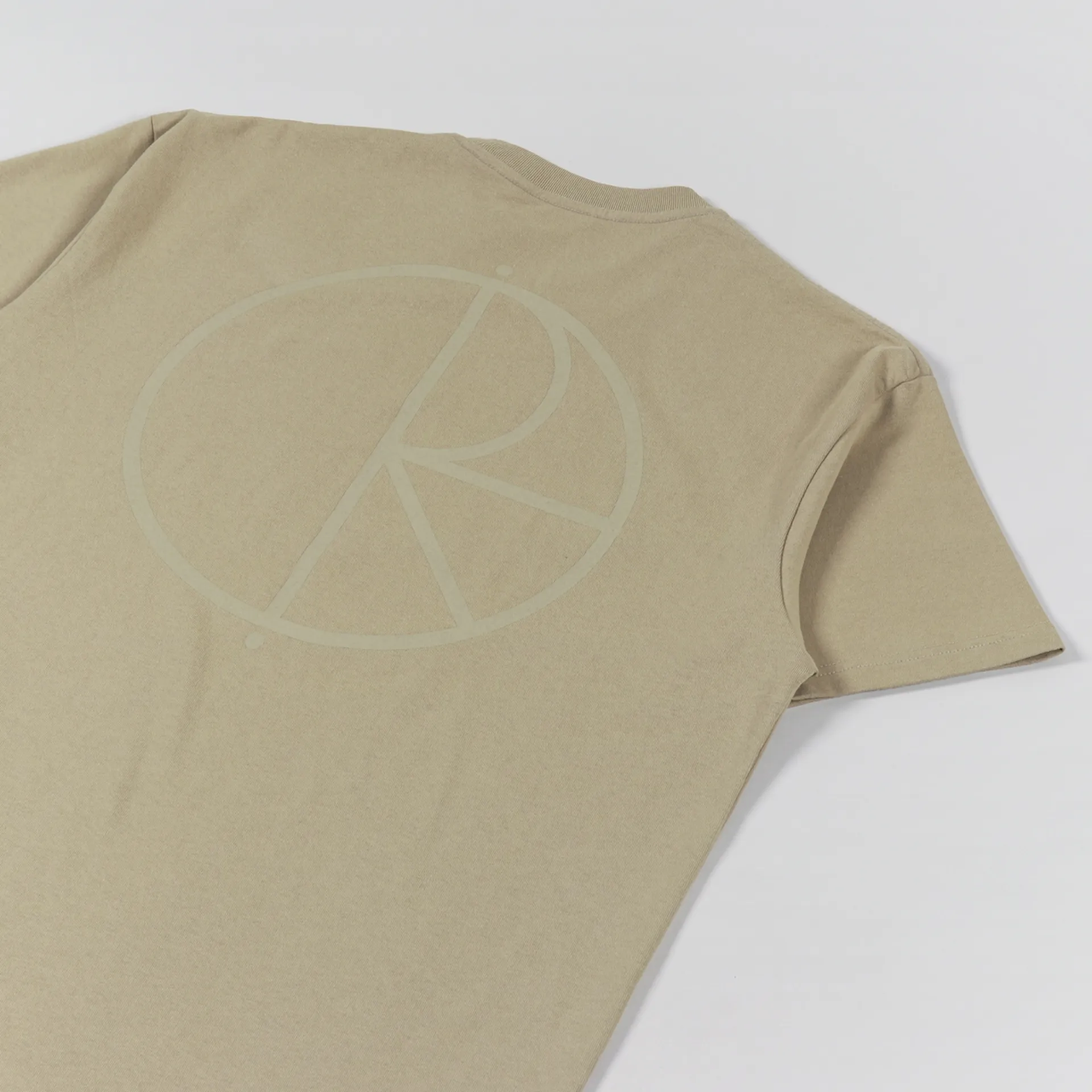 Polar Skate Co Mens Ss Stroke Logo T Shirt Antique Gold