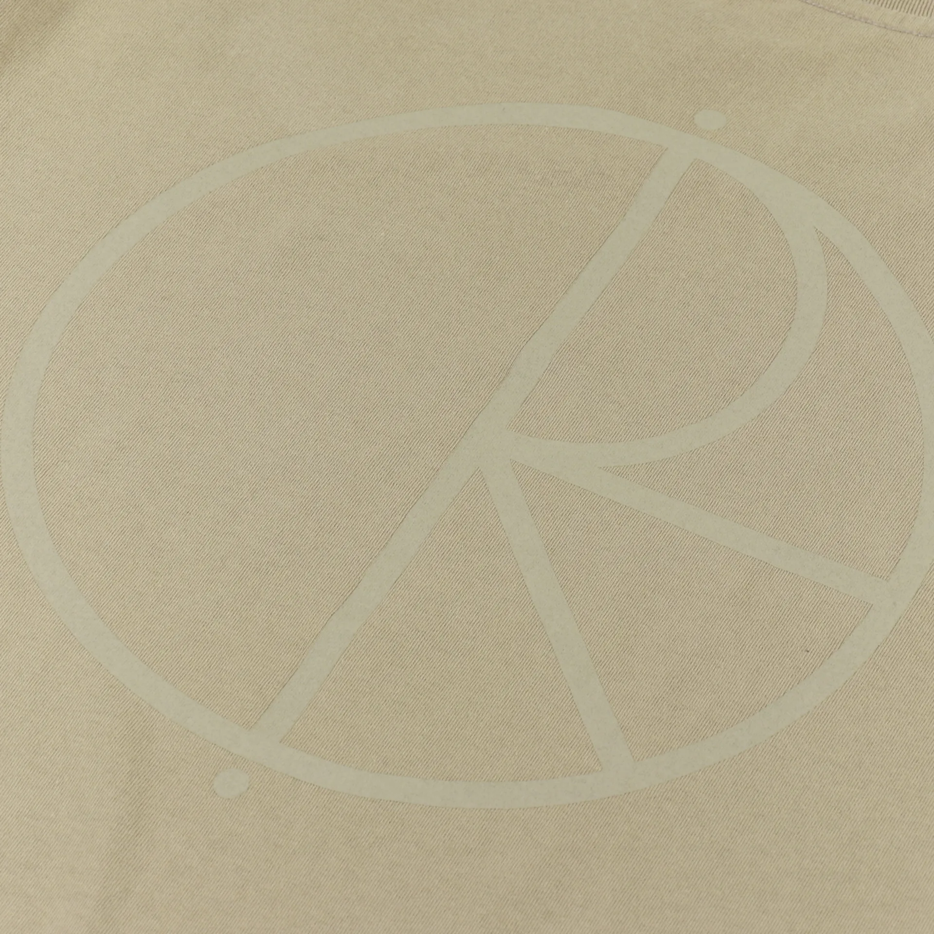 Polar Skate Co Mens Ss Stroke Logo T Shirt Antique Gold