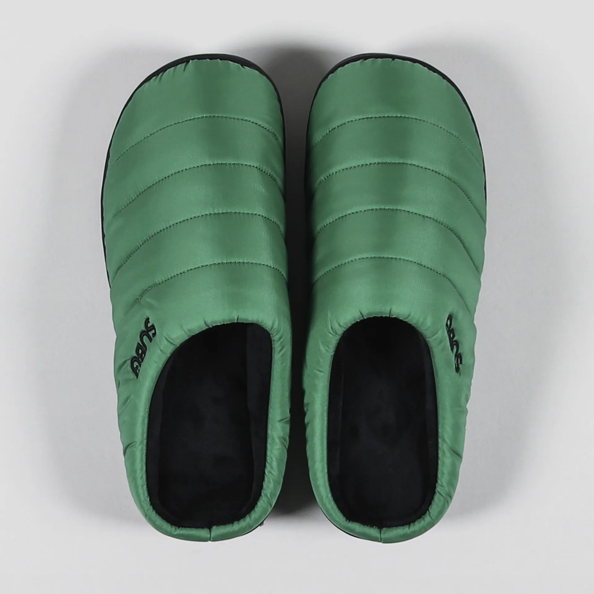 Subu Tokyo Mens Insulated Slippers Green