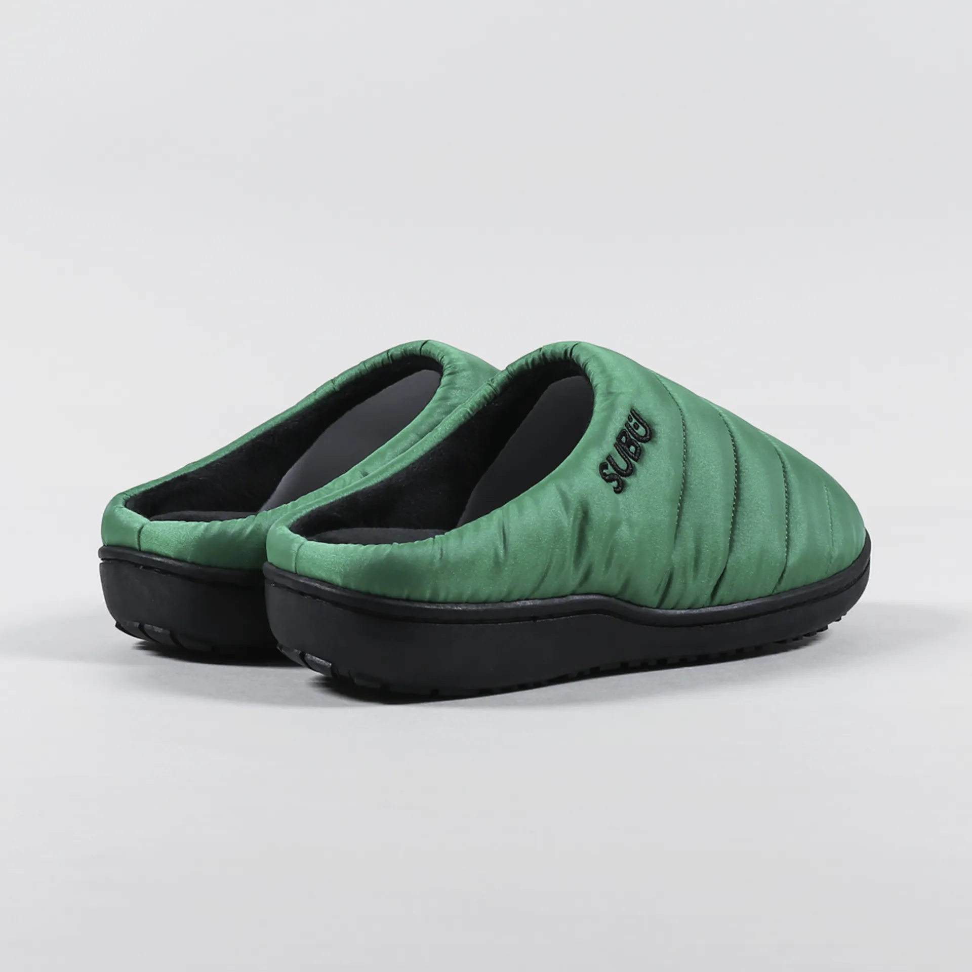 Subu Tokyo Mens Insulated Slippers Green