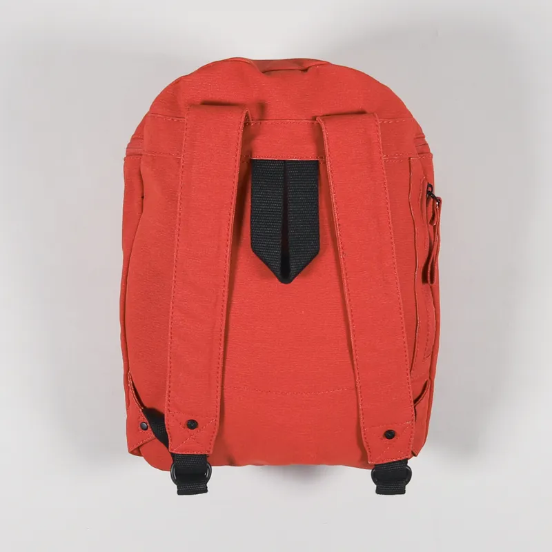 Cora And Spink Waxed Cotton Canvas Ten Ball Backpack Orange