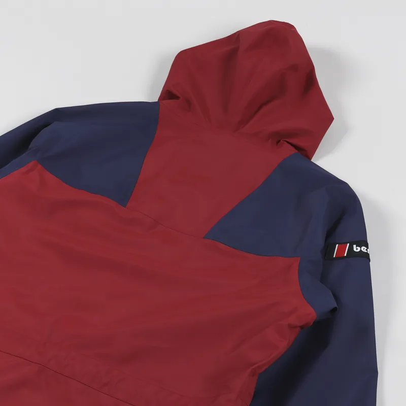 Berghaus Mens Outdoor Tempest 89 Jacket Dark Red Dark Blue Berghaus Mens Outdoor Tempest 89 Jacket Dark Red Dark Blue