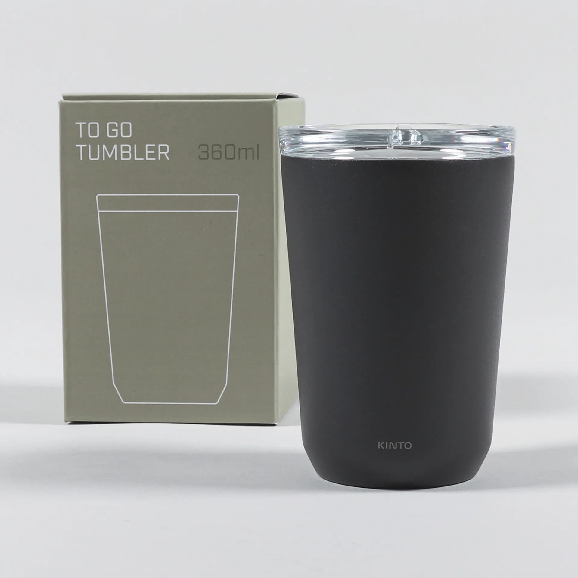 Kinto Japanese To Go Tumbler 360ml Black