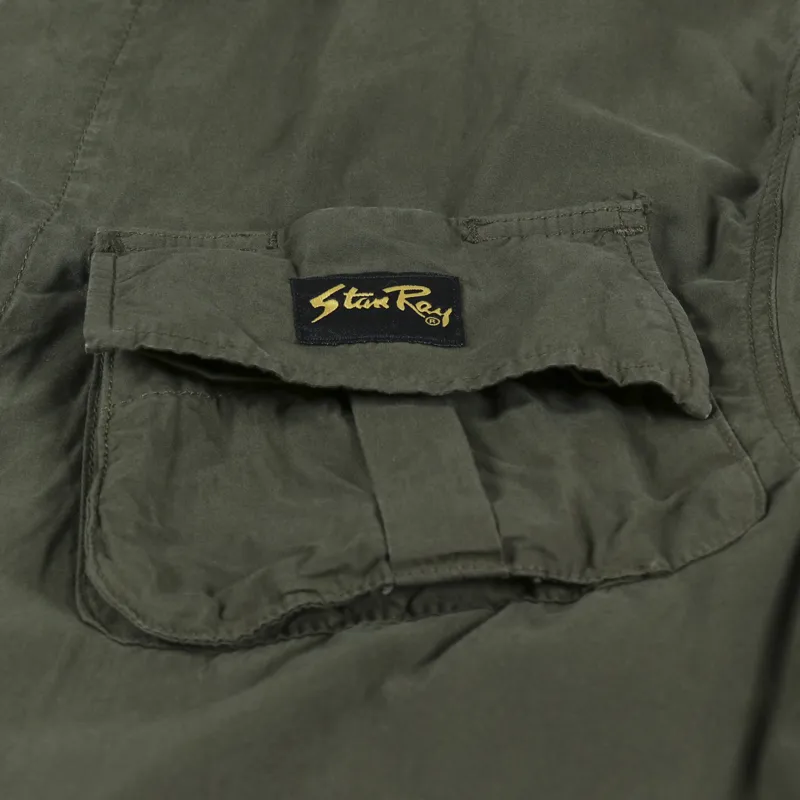 Stan Ray USA Mens Tropical Jacket Olive Green Poplin