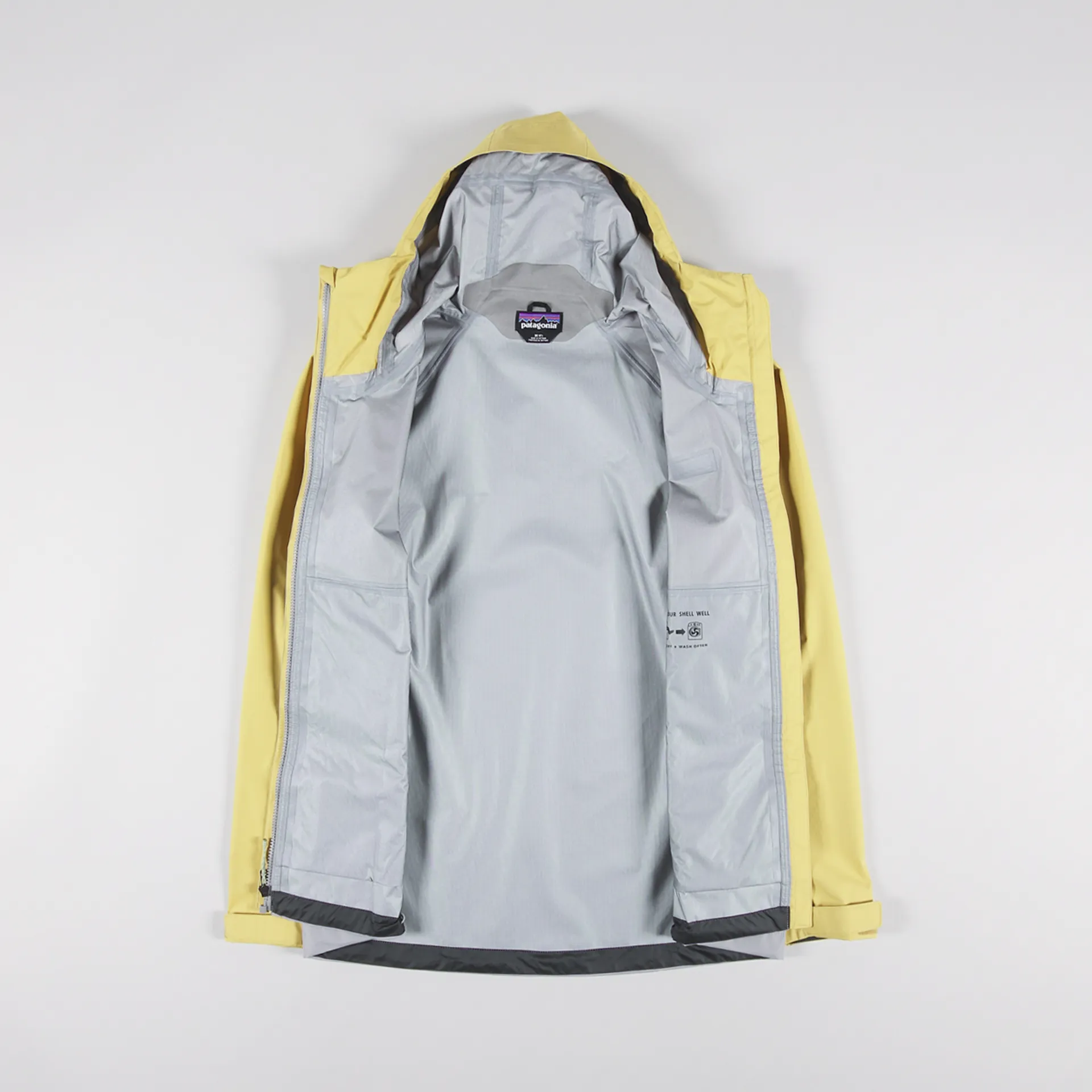 Patagonia Mens Waterproof Torrentshell 3L Jacket Surfboard Yellow