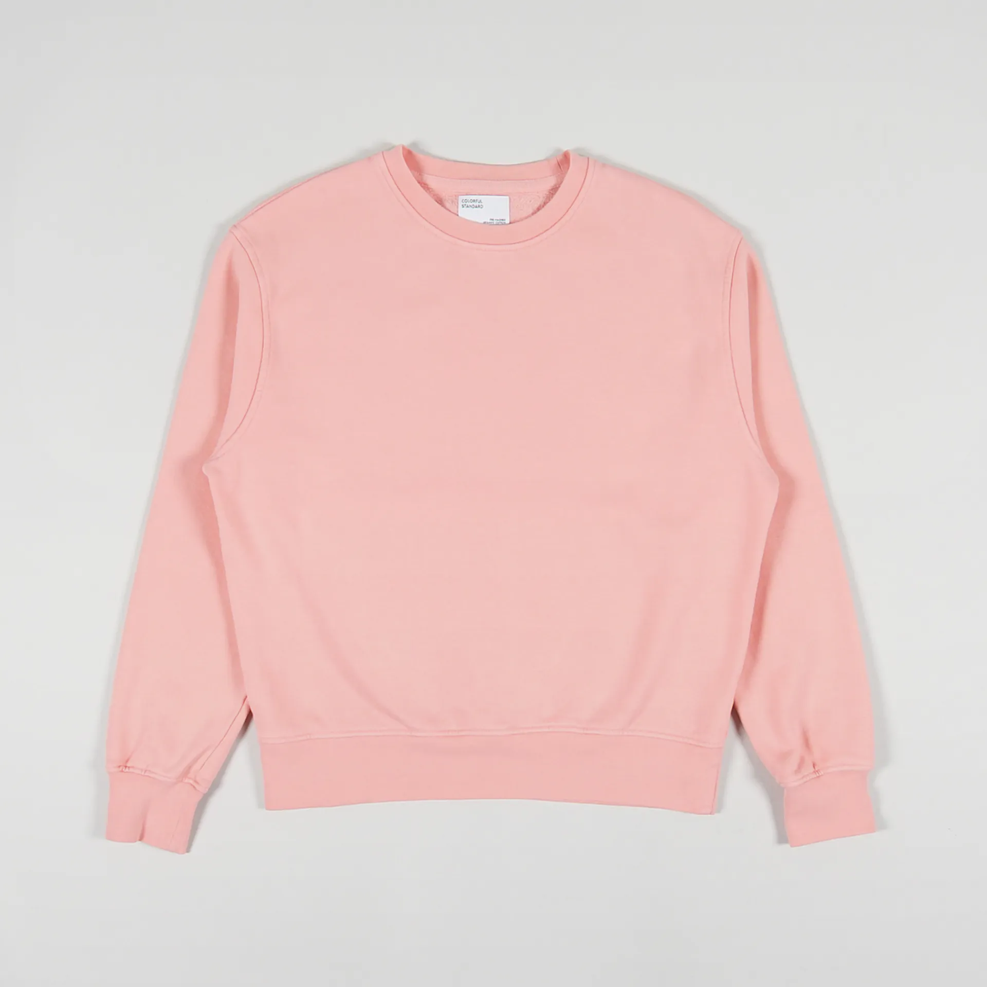 Colorful Standard Womens Classic Organic Crew Sweat Bright Coral