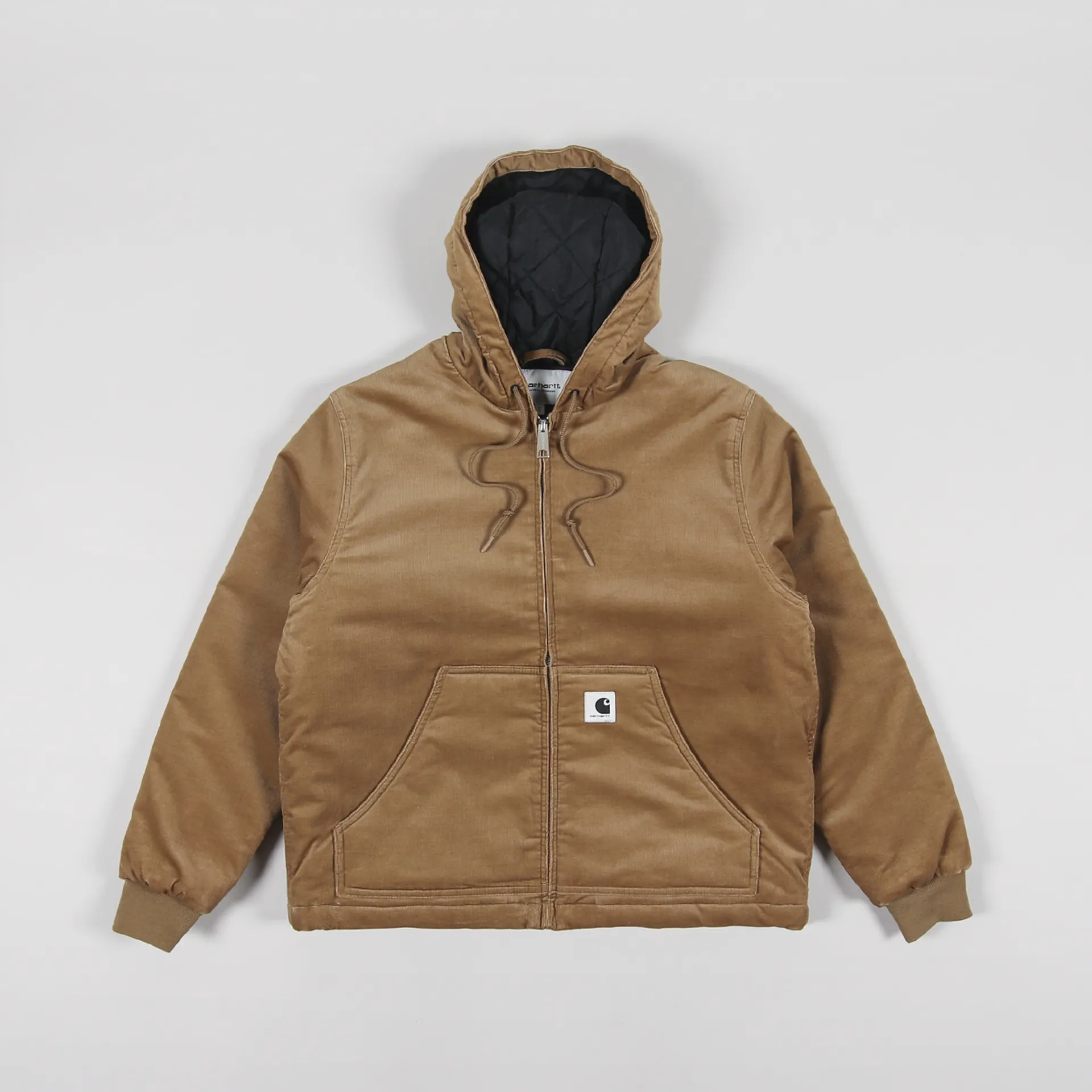 Carhartt WIP Womens Corduroy Millen Jacket Jasper Brown