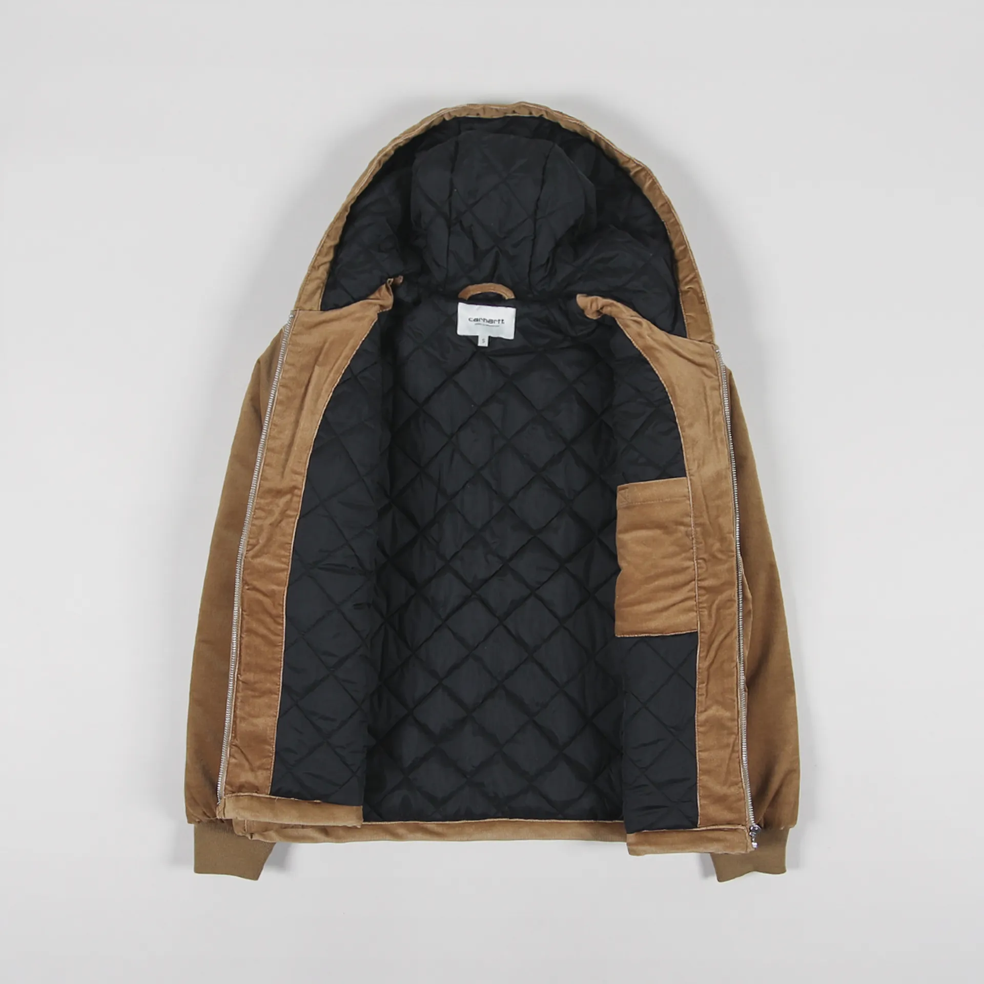 Carhartt WIP Womens Corduroy Millen Jacket Jasper Brown