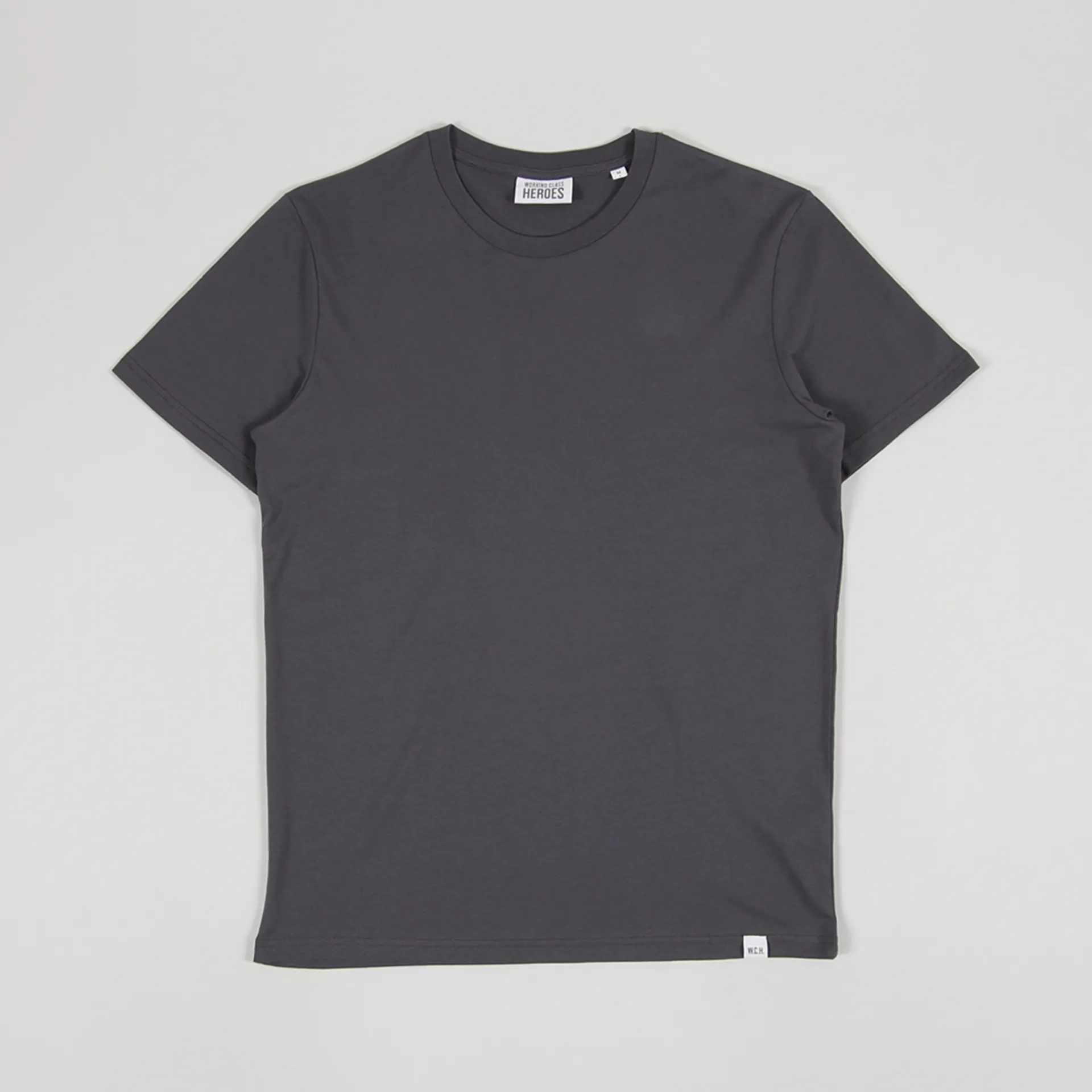 Working Class Heroes Mens Short Sleeve T Shirt Anthracite Grey