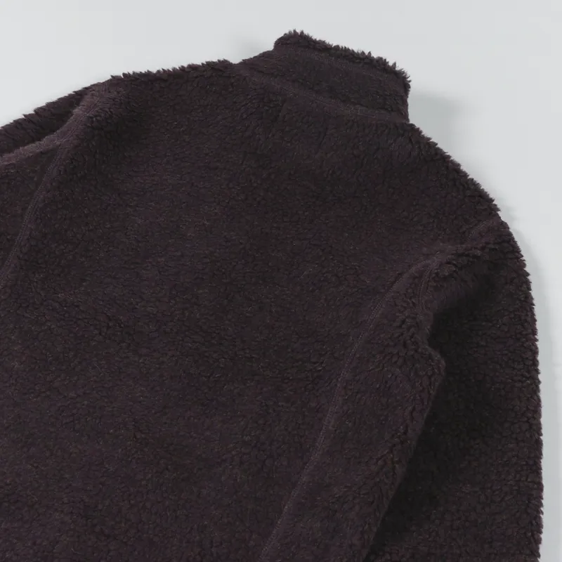Snow Peak Mens Winter Wool Fleece Jacket Purple