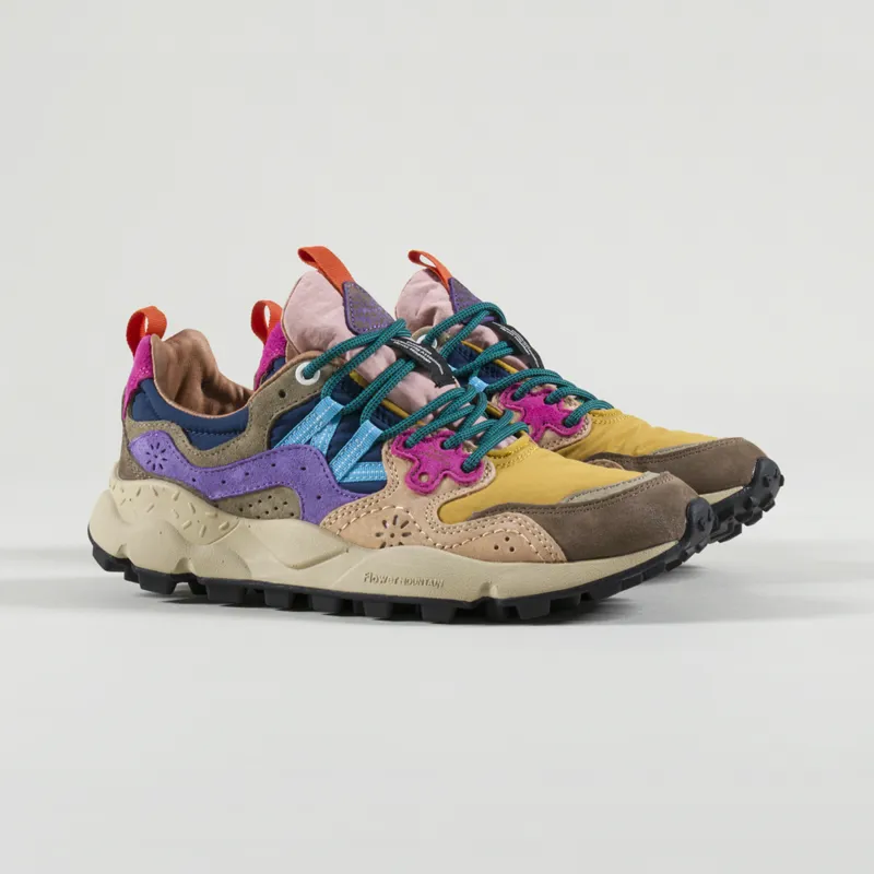 Flower Mountain Womens Yamano 3 Shoes Beige Ocra Sage