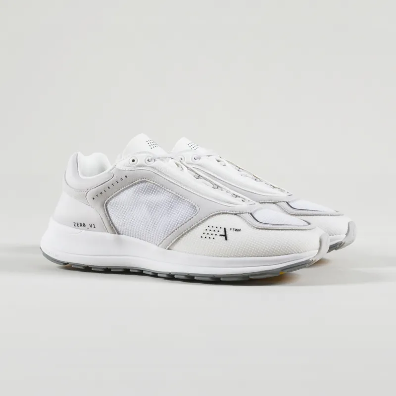 Athletics FTWR Mens Zero V1 Trainers White Photo Running Shoes
