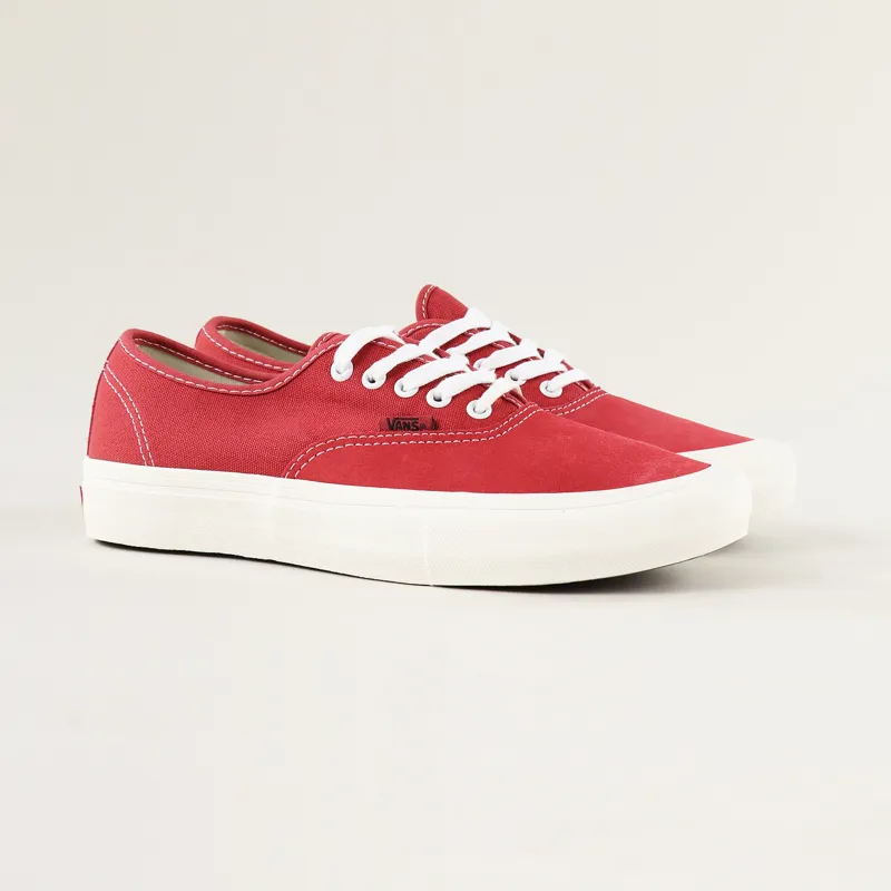 Vans Authentic Pro Shoes Mineral Red Marshmallow