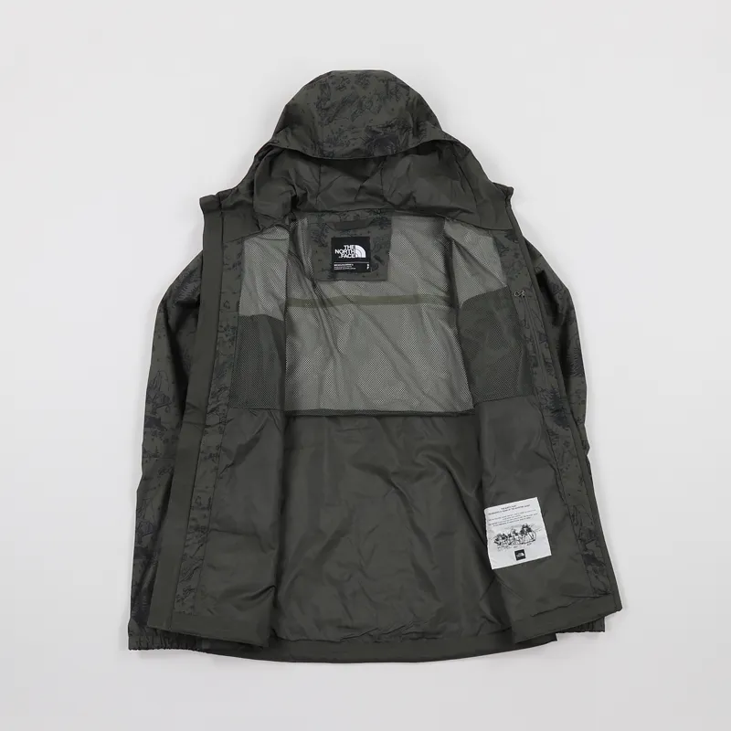 The North Face 1990 Mountain Q Outdoor Jacket Black Ink Green