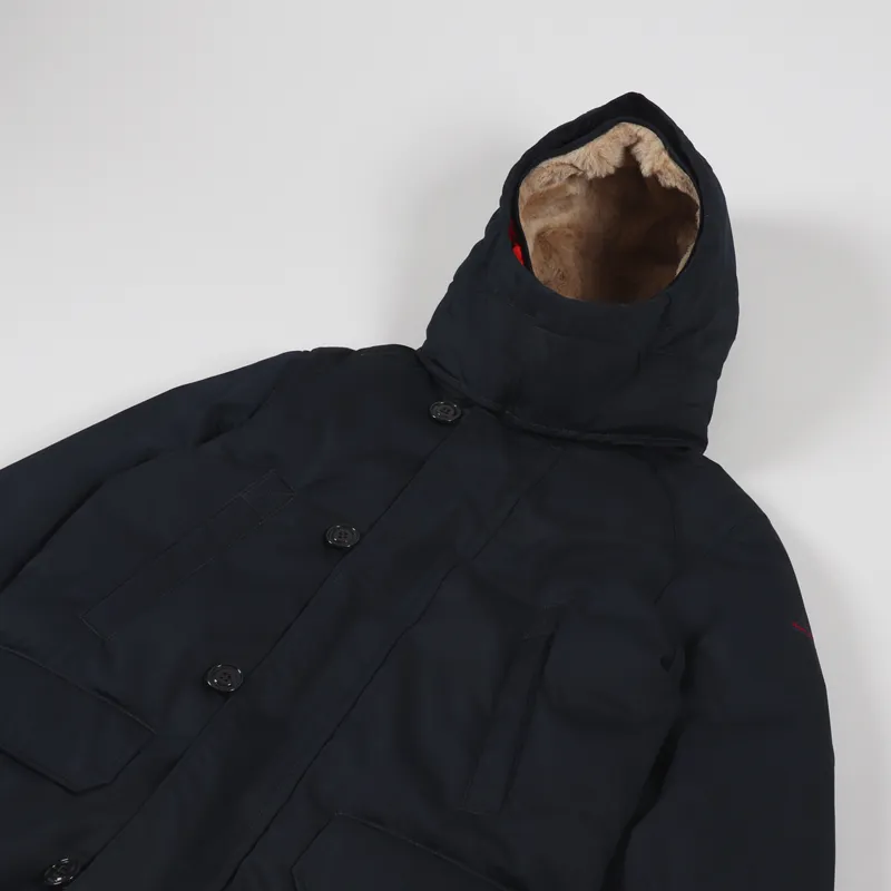 Holubar Mens Mountaineering Winter Boulder Parka Jacket Dark Blue