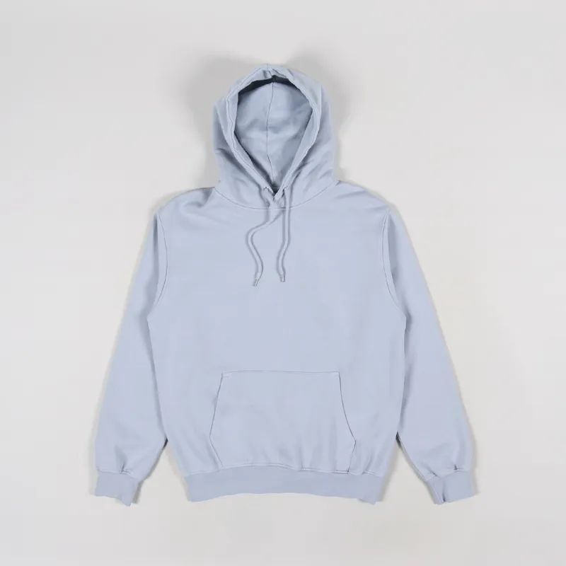 Colorful Standard Men Classic Organic Pullover Hoodie Powder Blue
