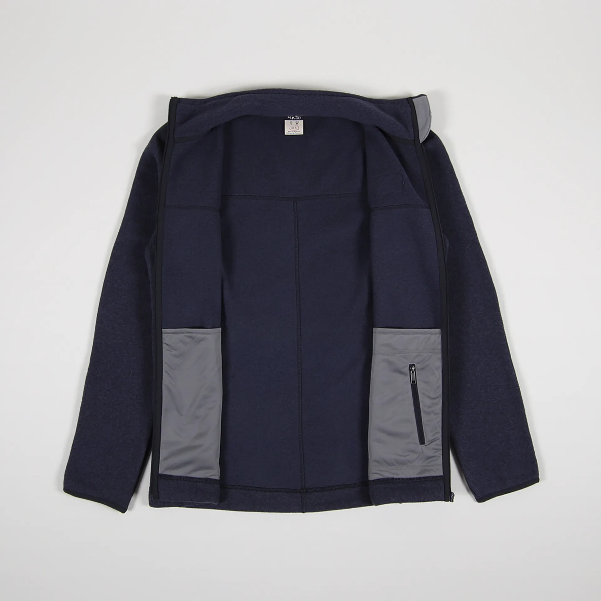 Rab Equipment Mens Fleece Explorer Jacket Deep Denim Blue