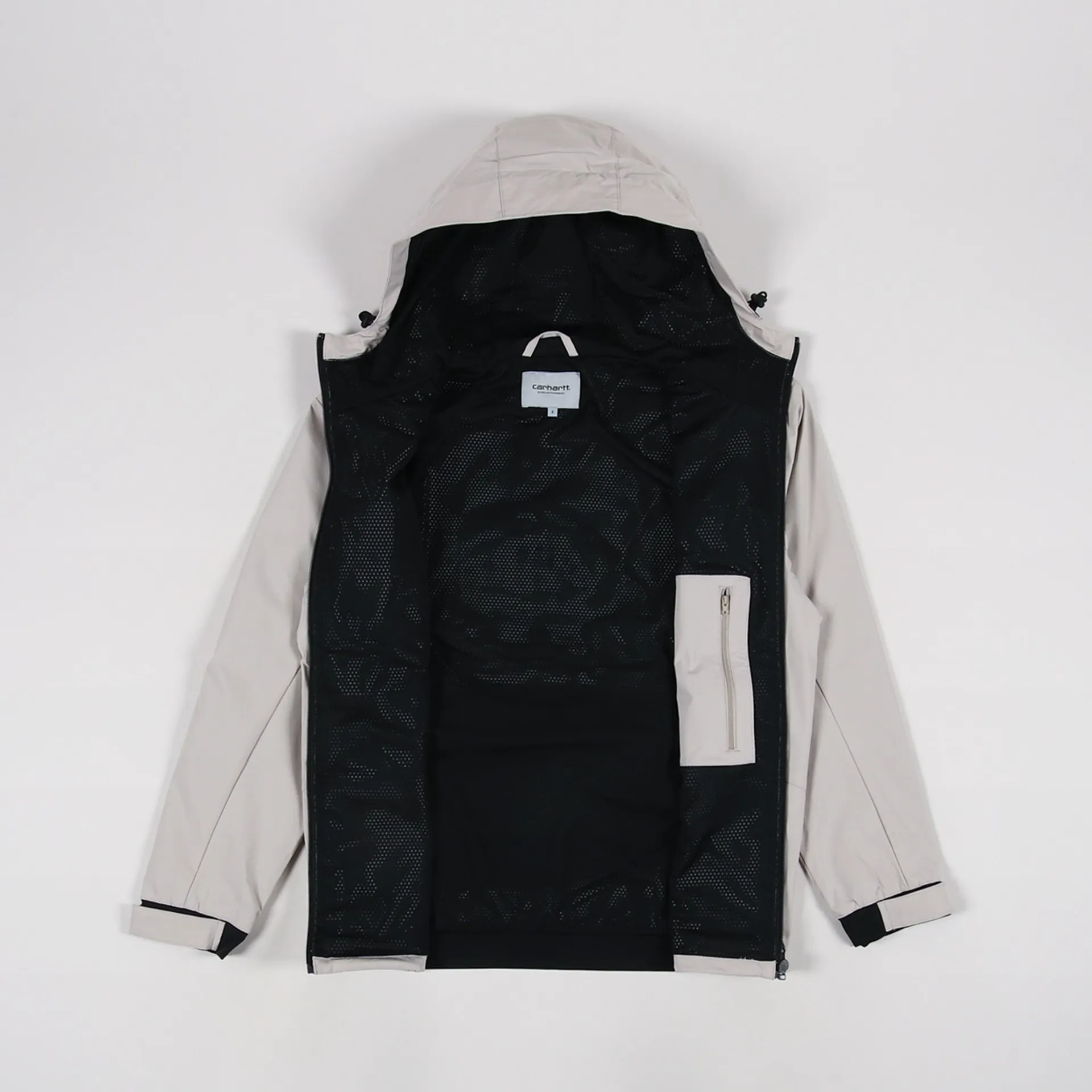 Carhartt WIP Mens Technical Ripstop Hurst Jacket Glaze White
