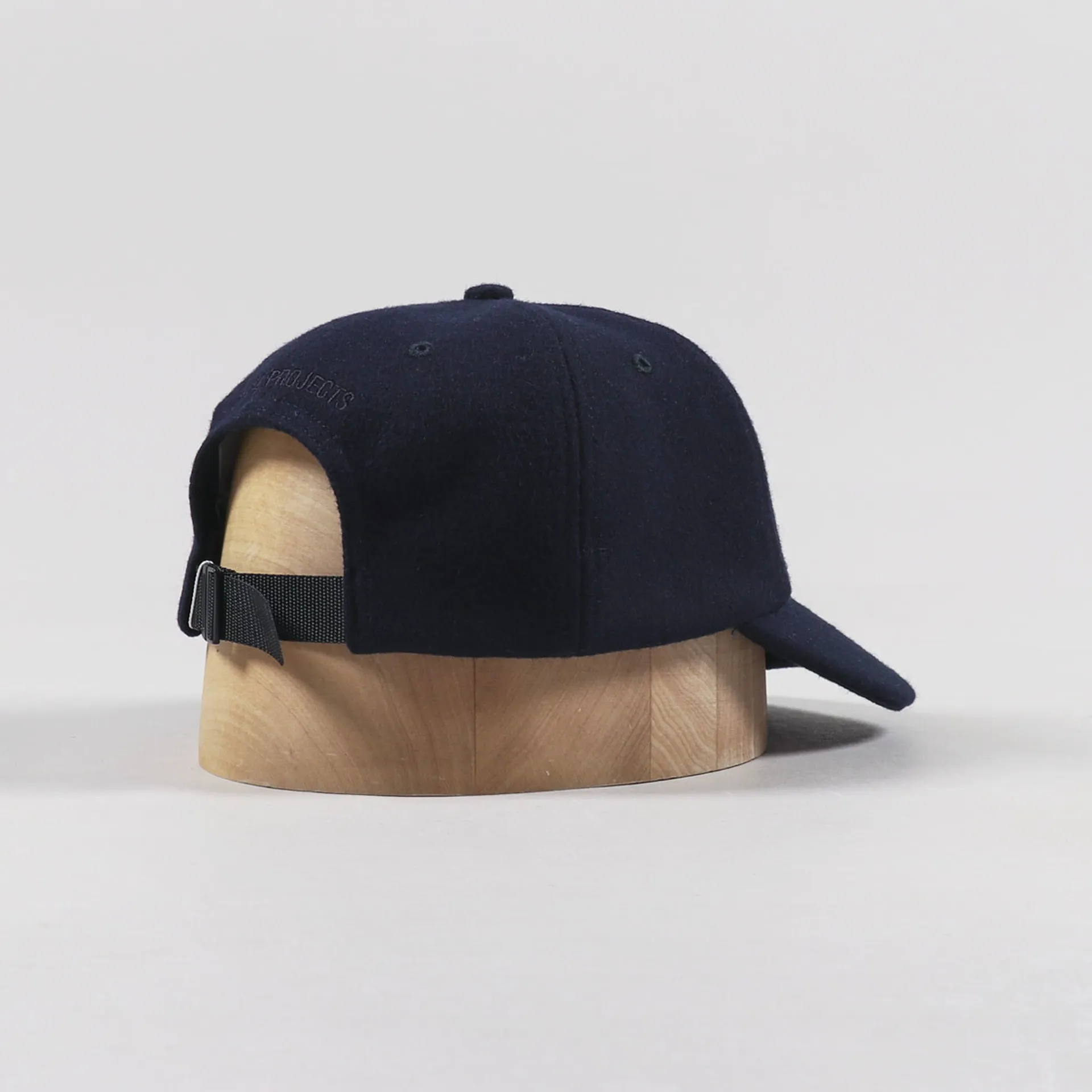 Norse Projects Mens Melton Cap Tab Series Dark Navy Blue Hat