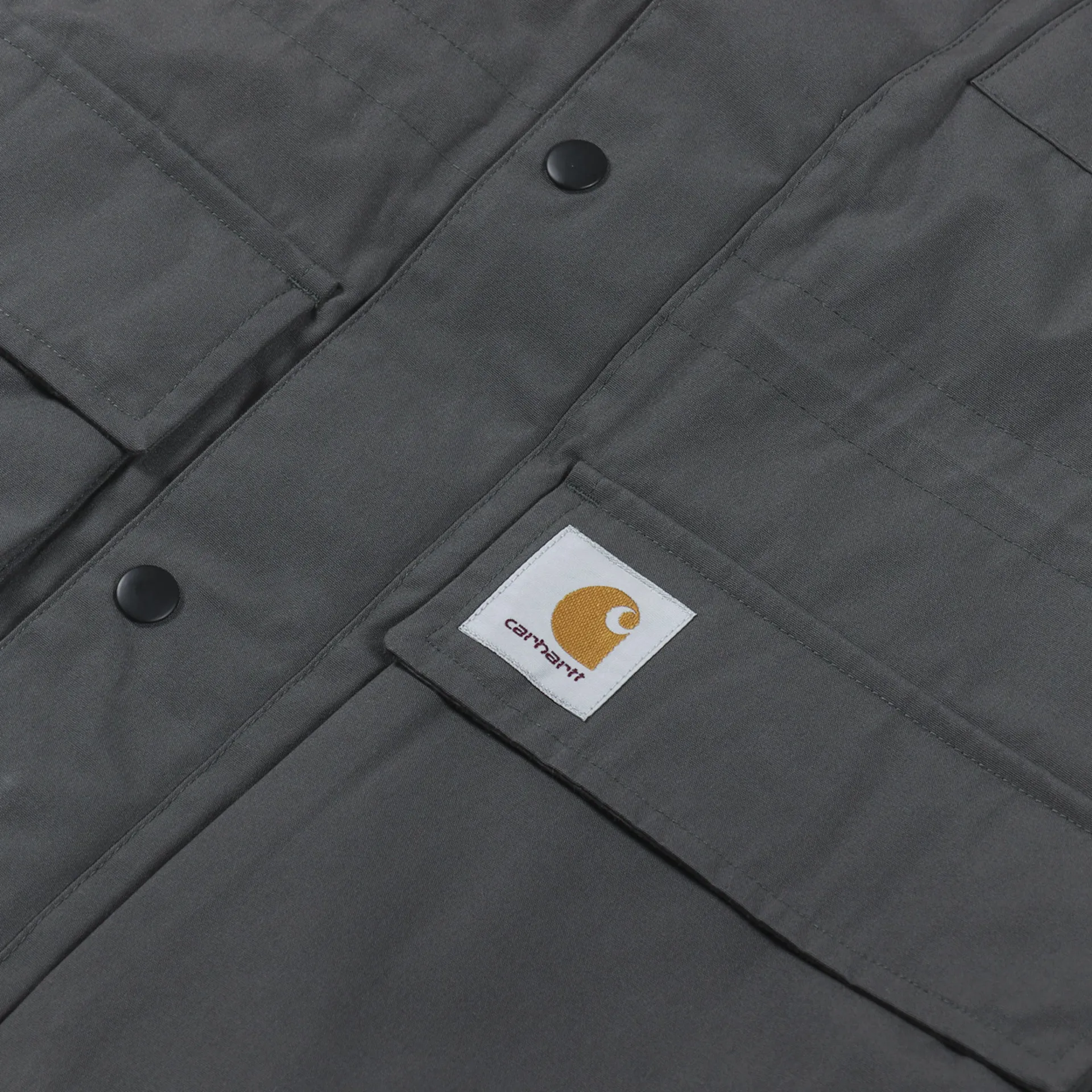 Carhartt WIP Mens Morden Jacket Slate Grey Tawny Winter Parka