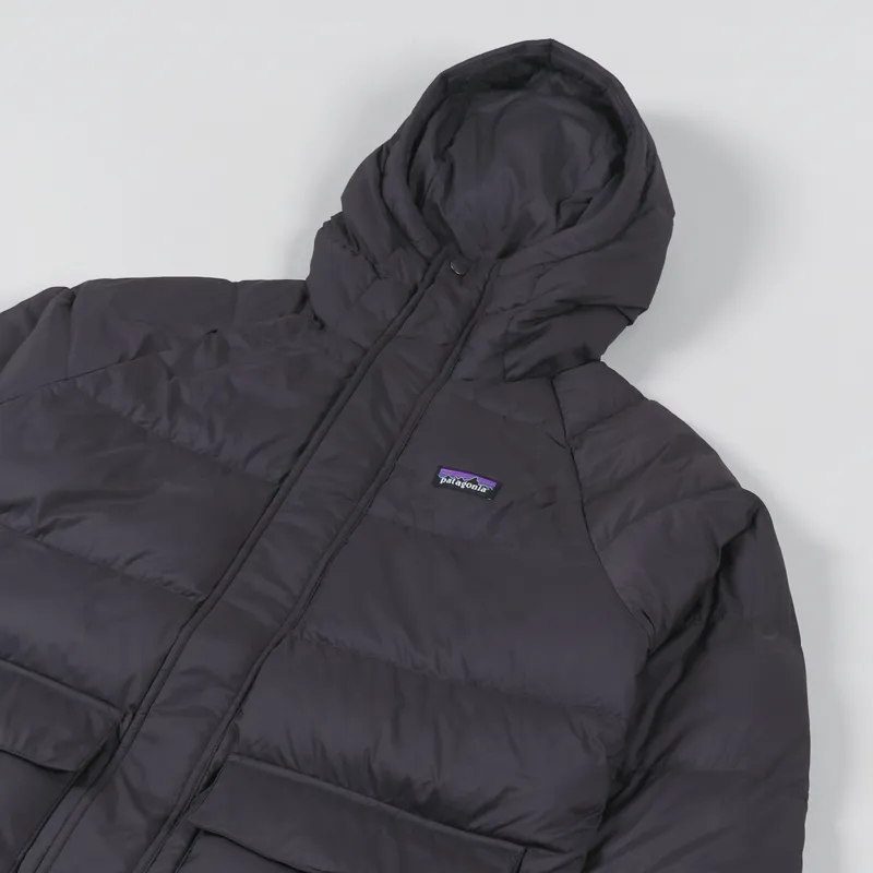 Patagonia Mens Insulated Winter Silent Down Parka Ink Black