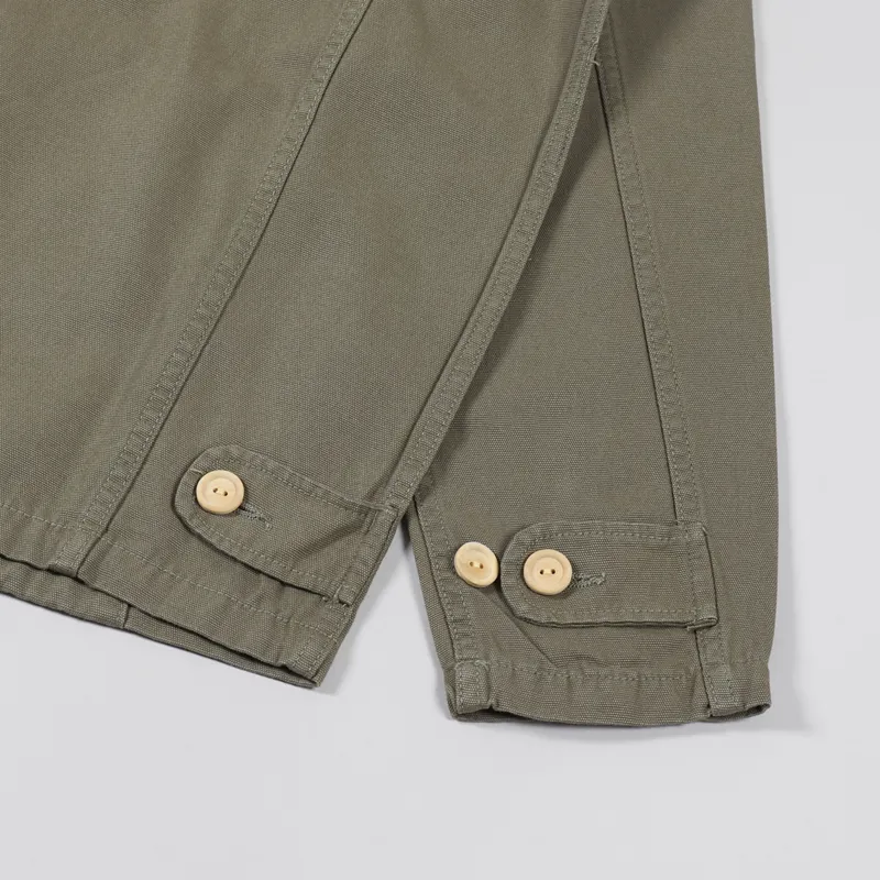 Armor Lux Mens Canvas Veste Pecheur Heritage Jacket Fern Green