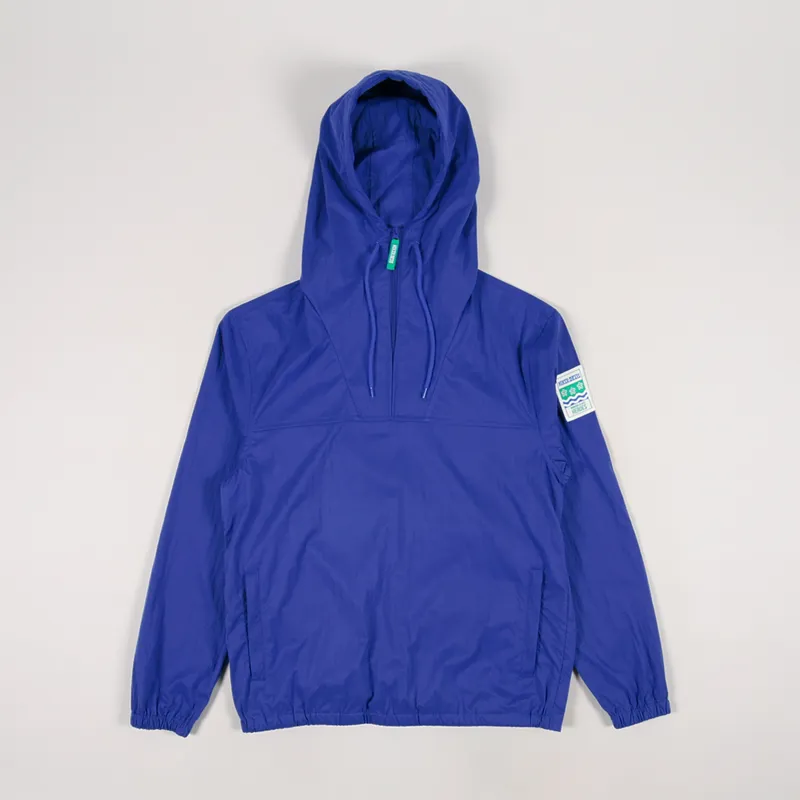 Working Class Heroes x Hikerdelic Mens Conway Smock Blue Jacket