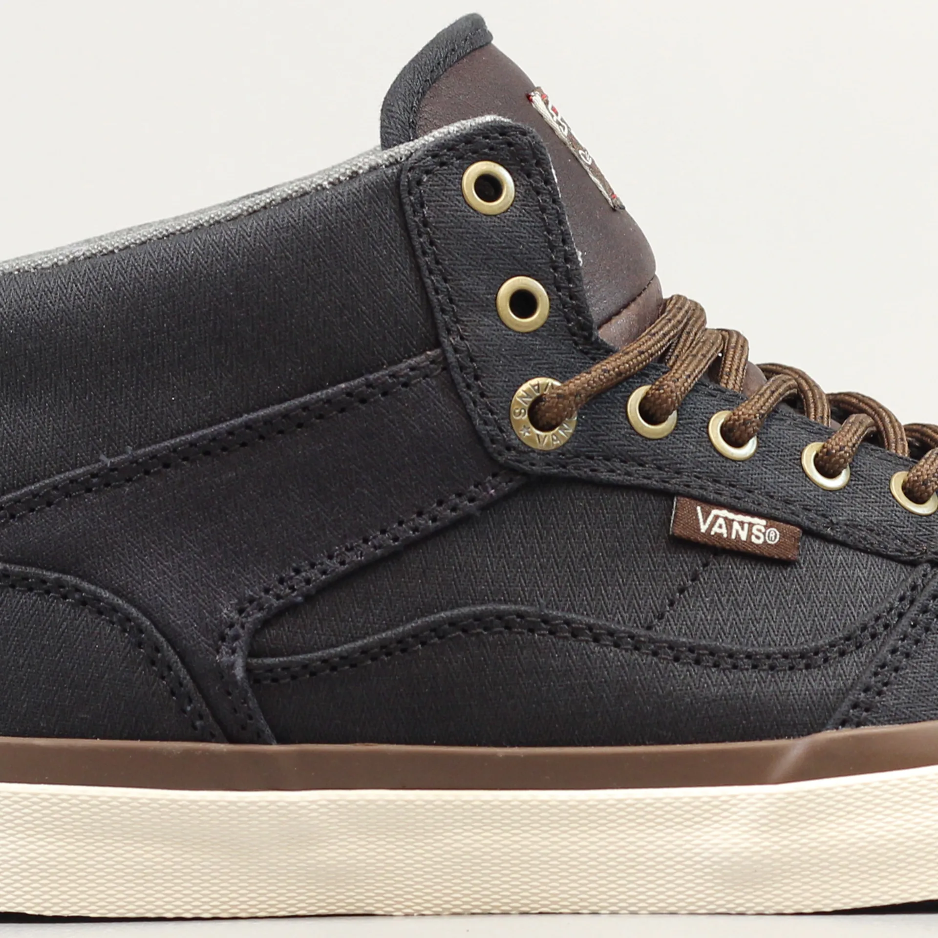 Vans Off The Wall Bedford Mens Shoes Steelhead Black Trainers