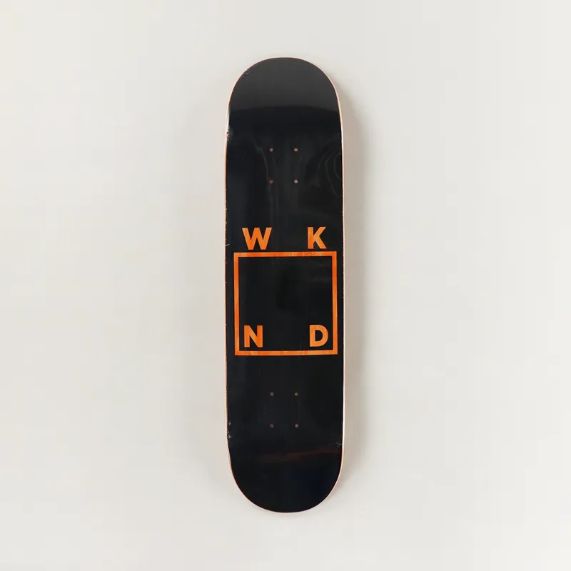 WKND 7 ply Black Logo Board 7.75 Inch Skateboarding Deck