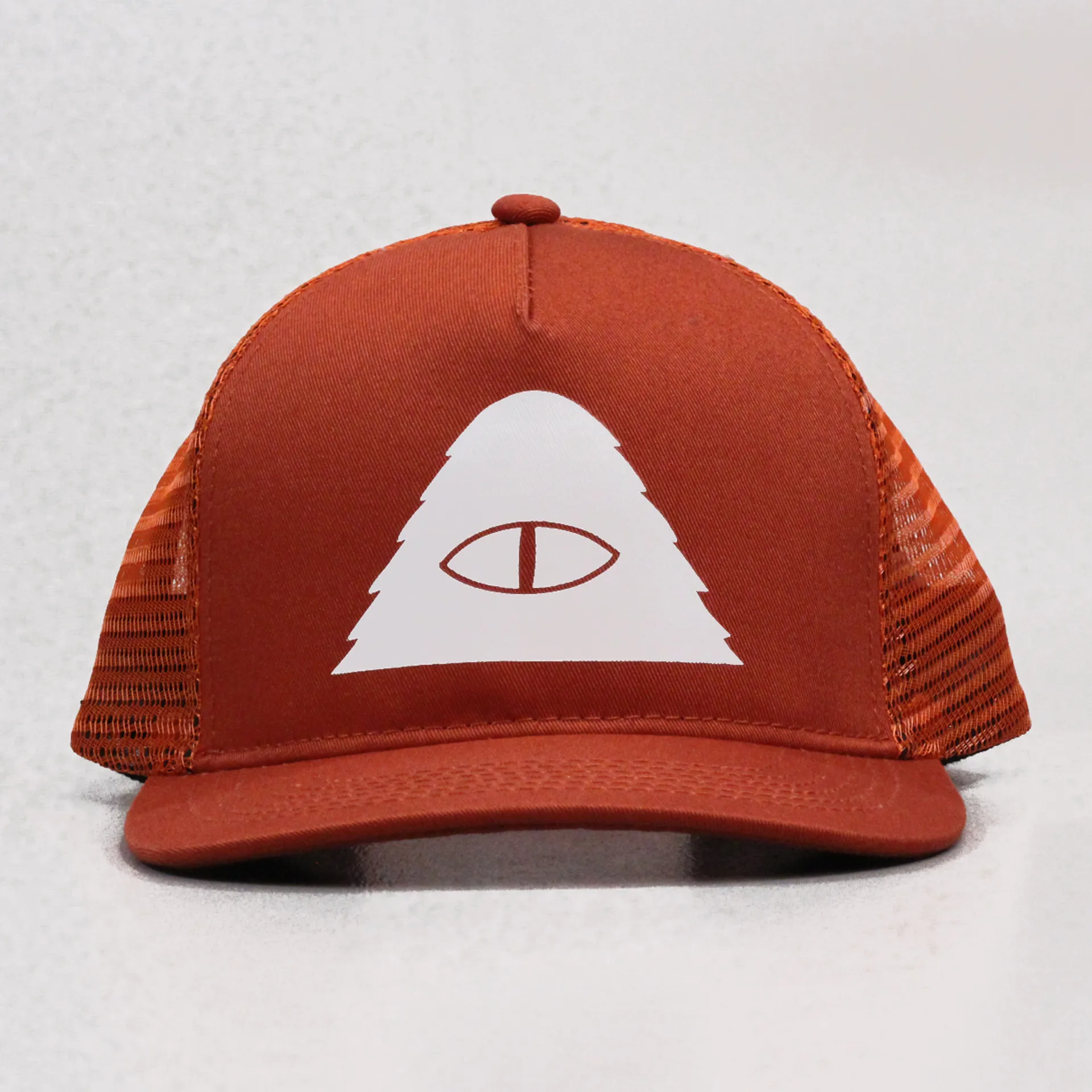 Poler Camp Vibes Mens Trucker Hat Cap Orange