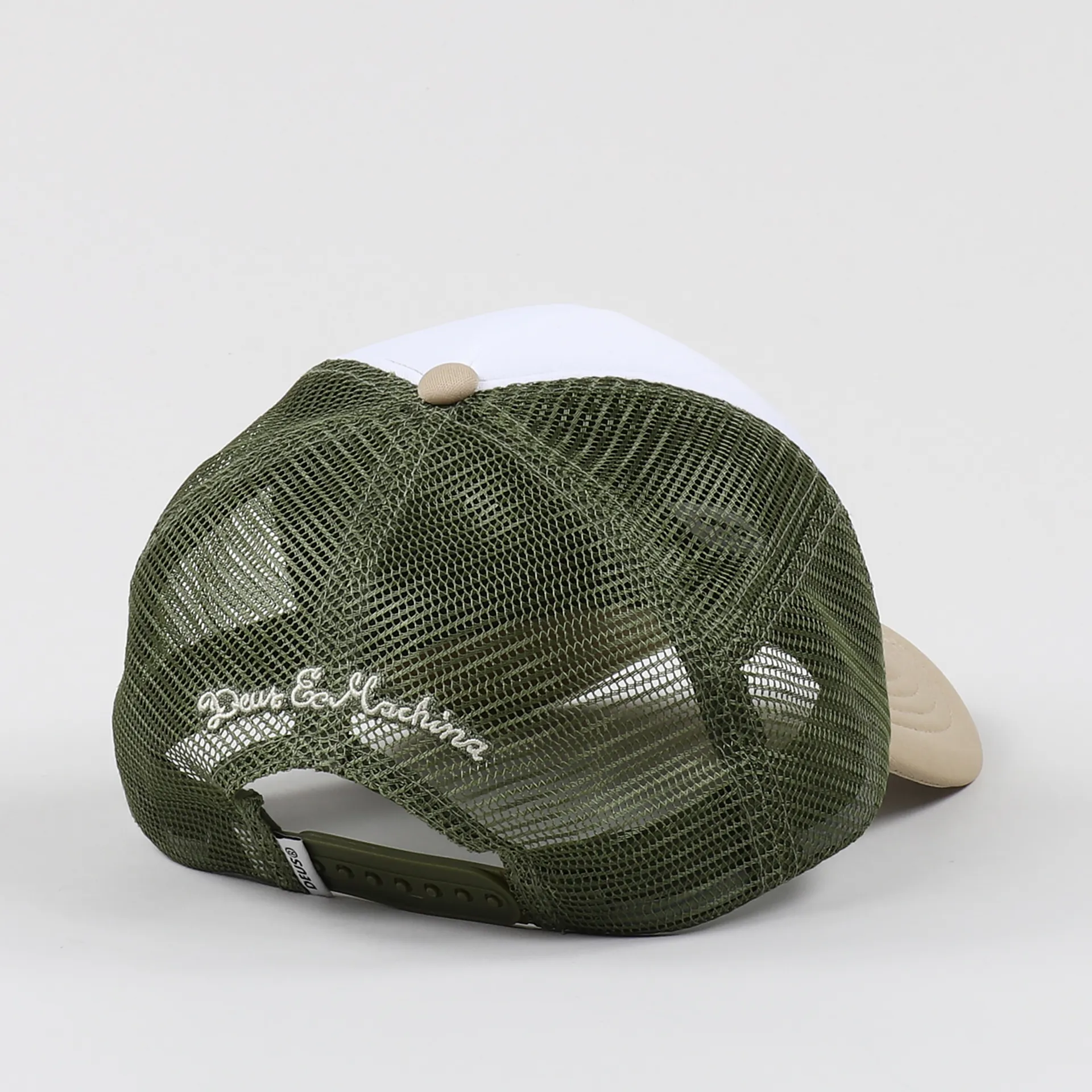 Deus Ex Machina Motorcycle Diamond Logo Trucker Cap Tan Brown