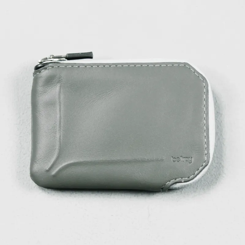 Bellroy Mens Elements Pocket Wallet Slate Grey Zip Card Holder
