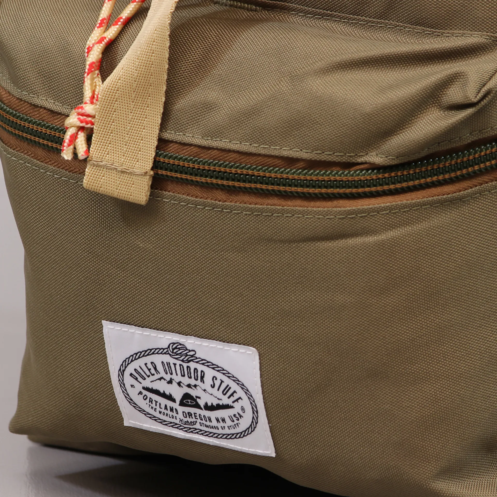 Poler Outdoor Stuff Field Pack Rucksack Olive Campdura Nylon