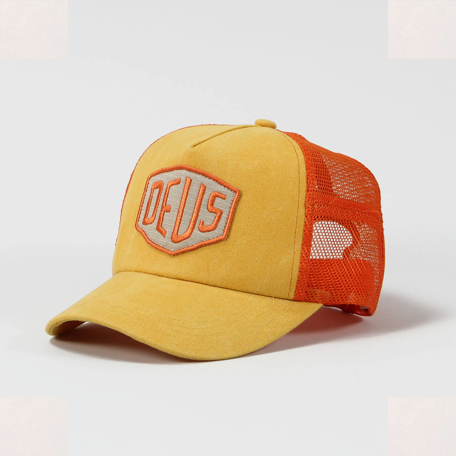 Deus Ex Machina Foxtrot Shield Trucker Orange One Size Fits Most