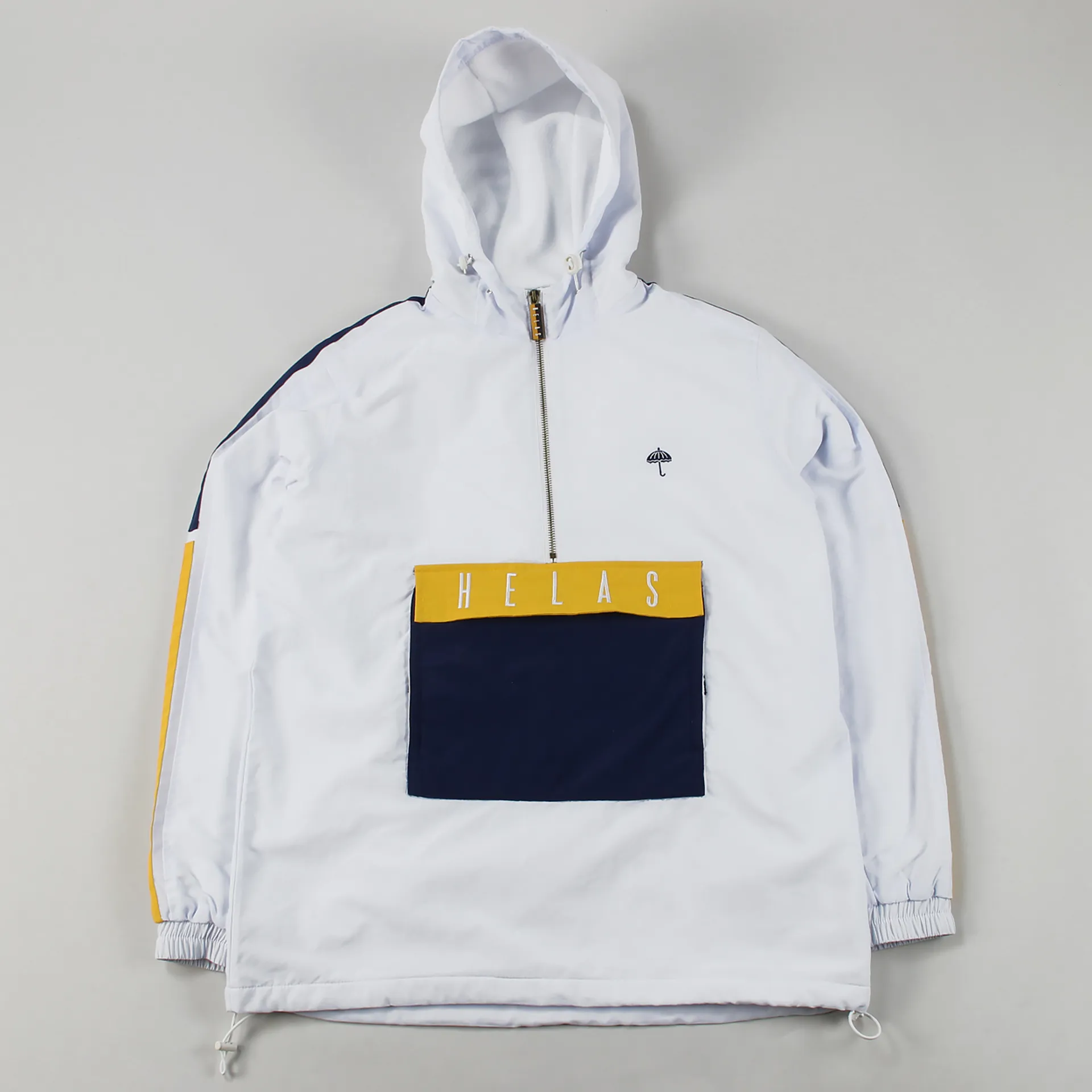 Helas Gang Jacket White Vintage Sportswear French Pullover