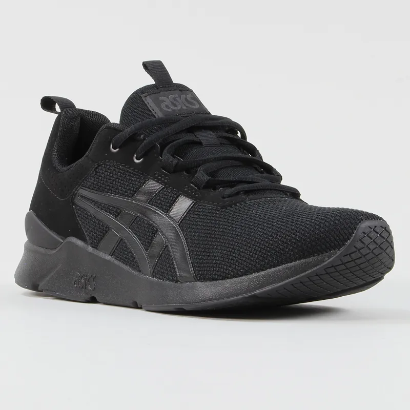 Mens Retro Asics Gel Runner Trainers Running Shoes Mesh Black