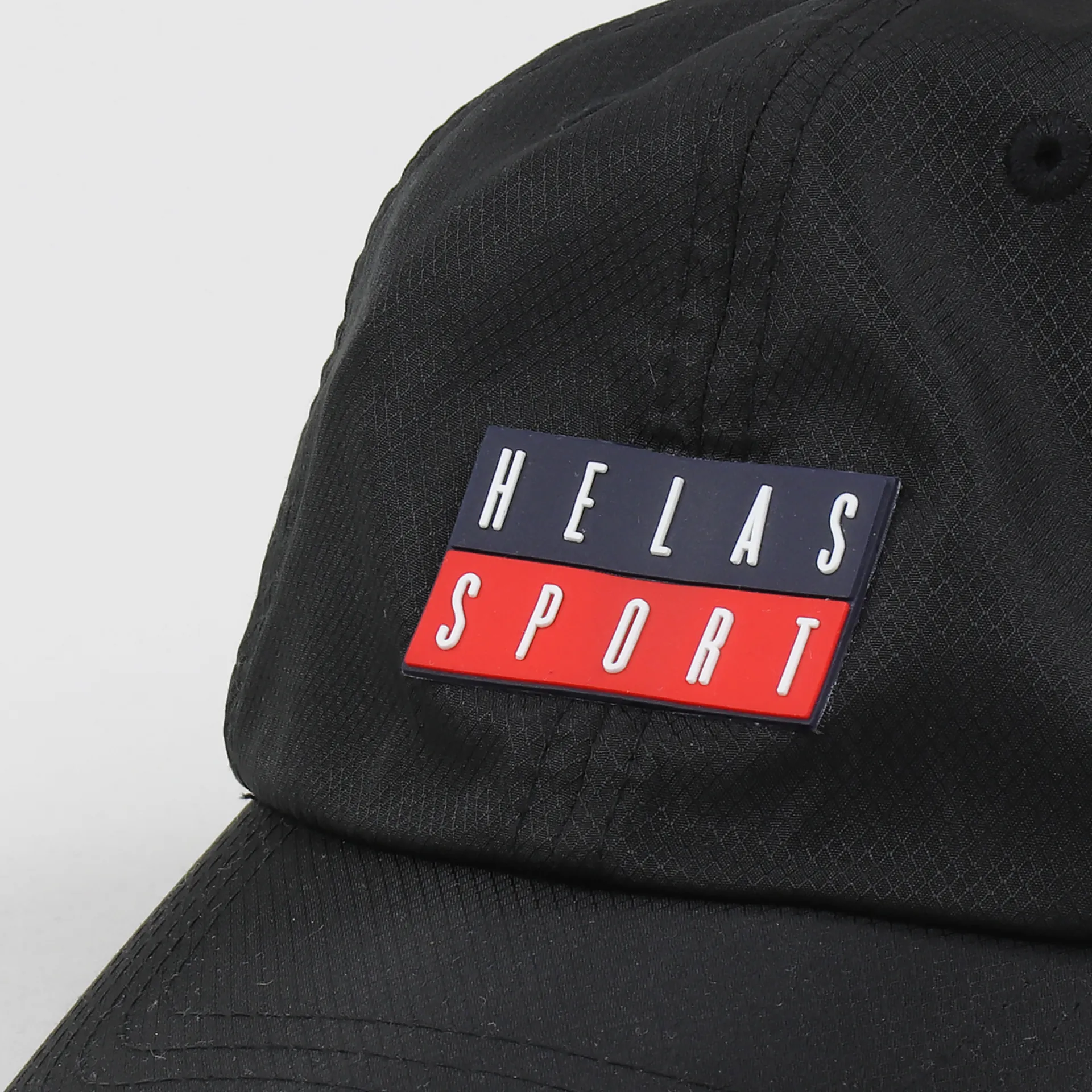 Helas Skateboarding Sports Rubber Honeycomb Nylon Cap Black