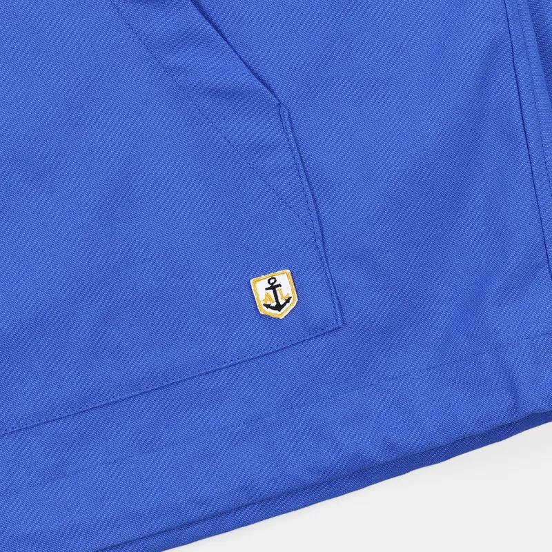 Armor Lux Mens Cotton Heritage Smock Jacket Prussian Blue