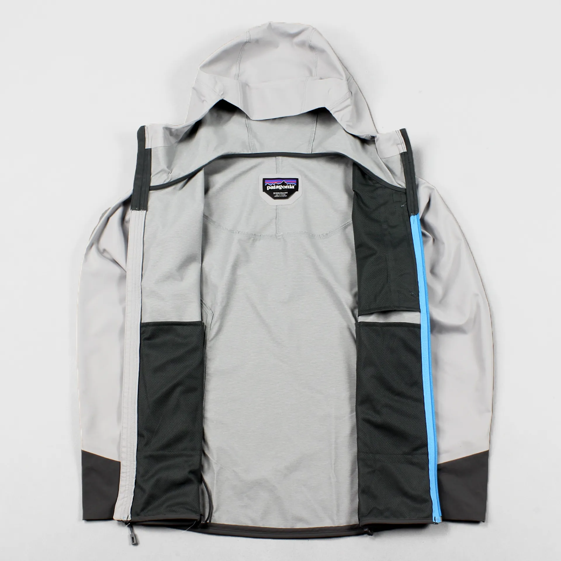 Patagonia Mens Levitation Hoody Drifter Grey Soft Shell Jacket