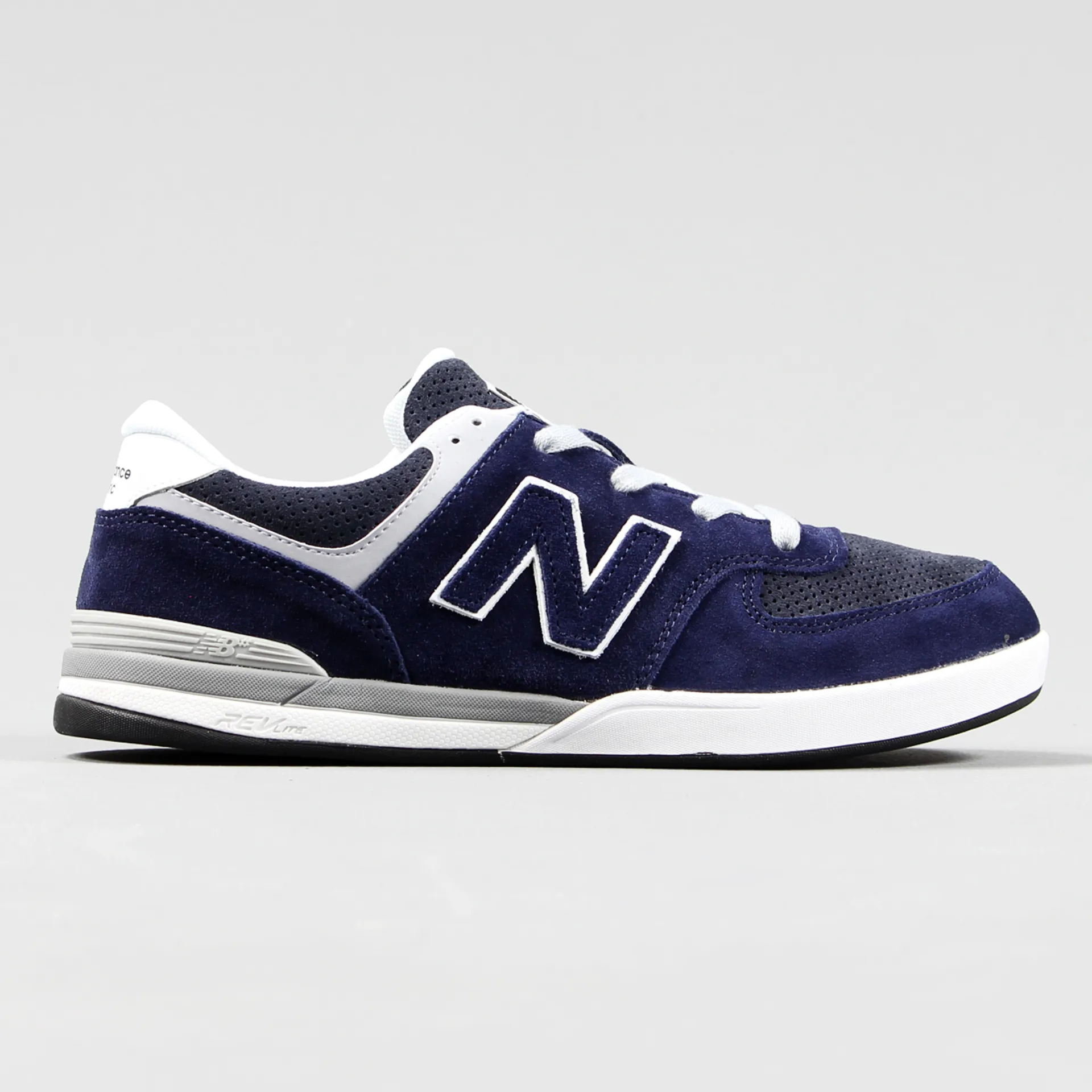 Mens Skateboarding New Balance Numeric Trainers Dark Blue Sneaks