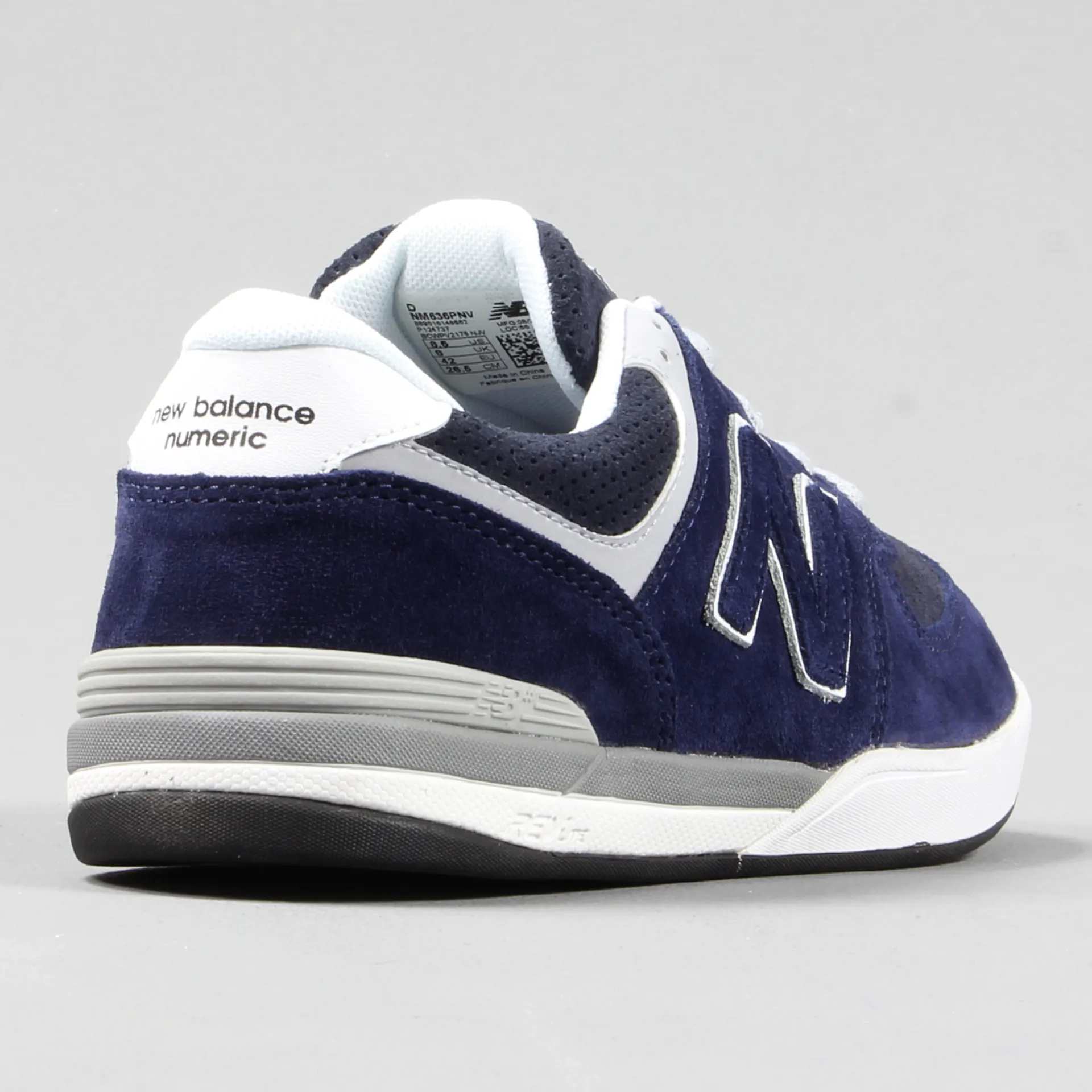 Mens Skateboarding New Balance Numeric Trainers Dark Blue Sneaks