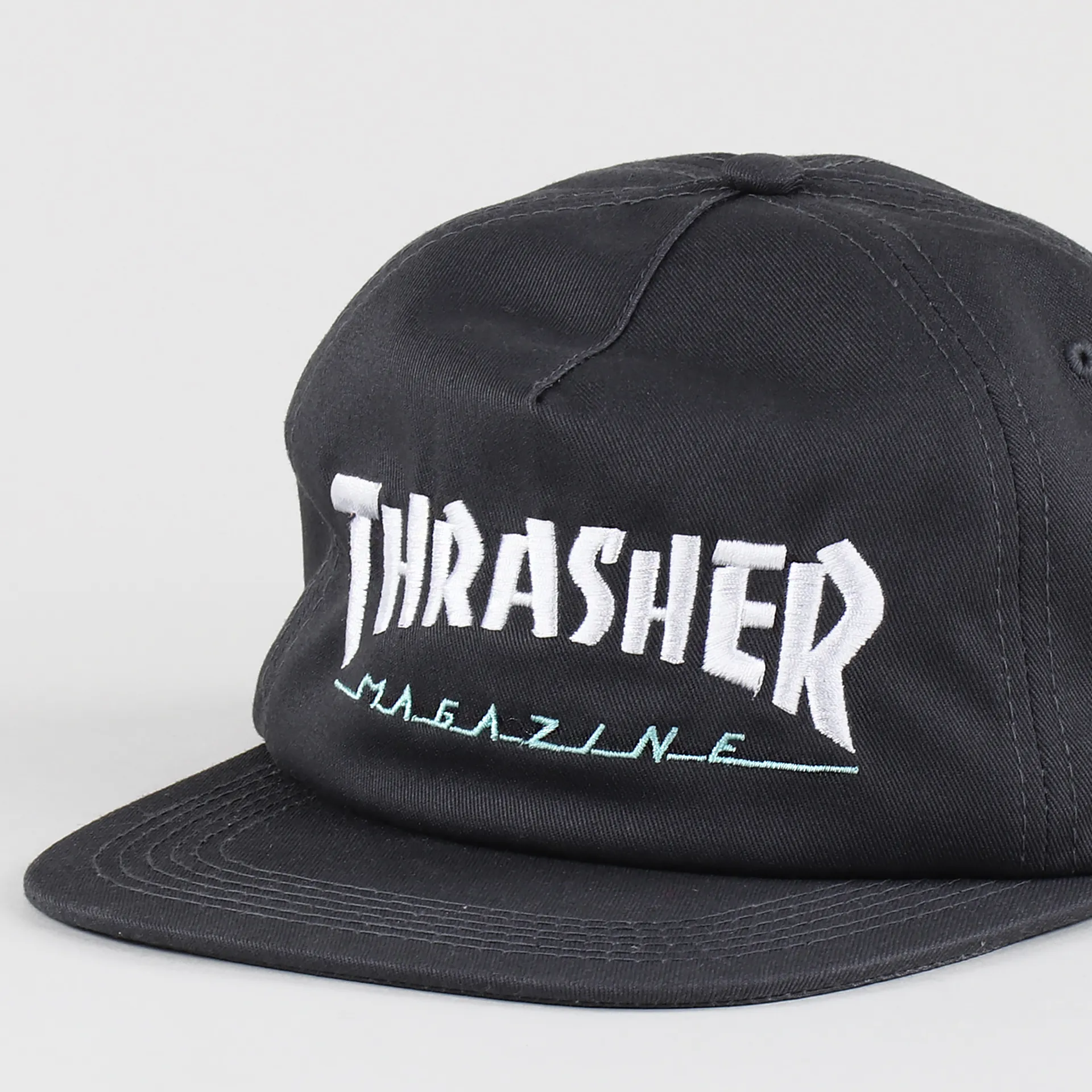 Thrasher Skateboard Magazine Logo Two Tone Cap Grey One Size