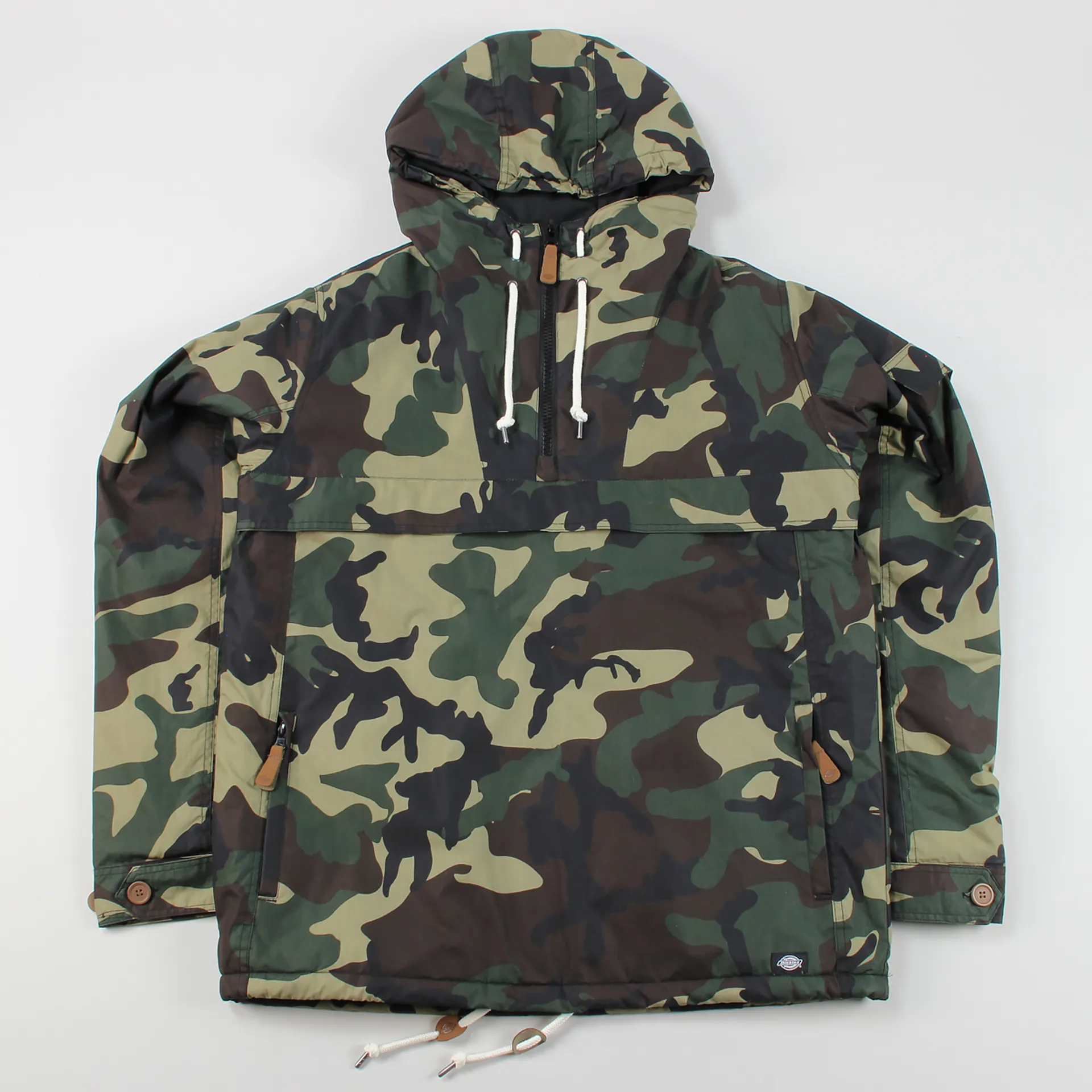 Dickies Workwear Mens Pull Over Hooded Milford Jacket Camo